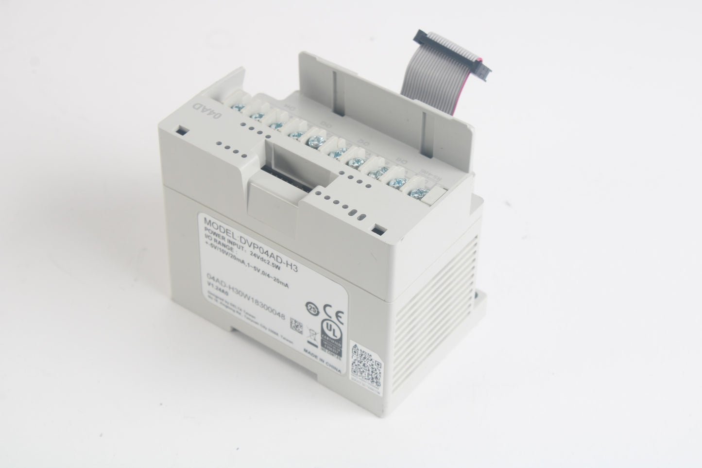 Delta DVP04AD-H3 Analog Input Extension Module I/O Range: +/-5/v/10V/2 ...
