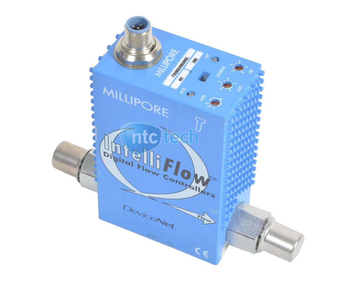 Millipore 300 SCCM N2 Intelliflow Mass Flow Controller W/ DeviceNet FS ...