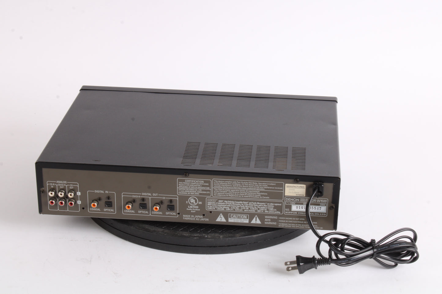 Denon CDR-W1500 Dual Drive CD Recorder - AS IS Parts or Repair – NTC Tech