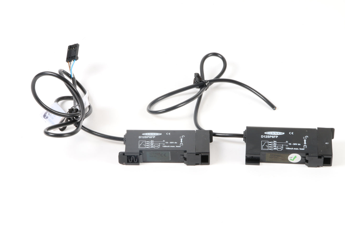 Banner D12SP6FP Fiber Optic Sensor (Lot of 2) – NTC Tech