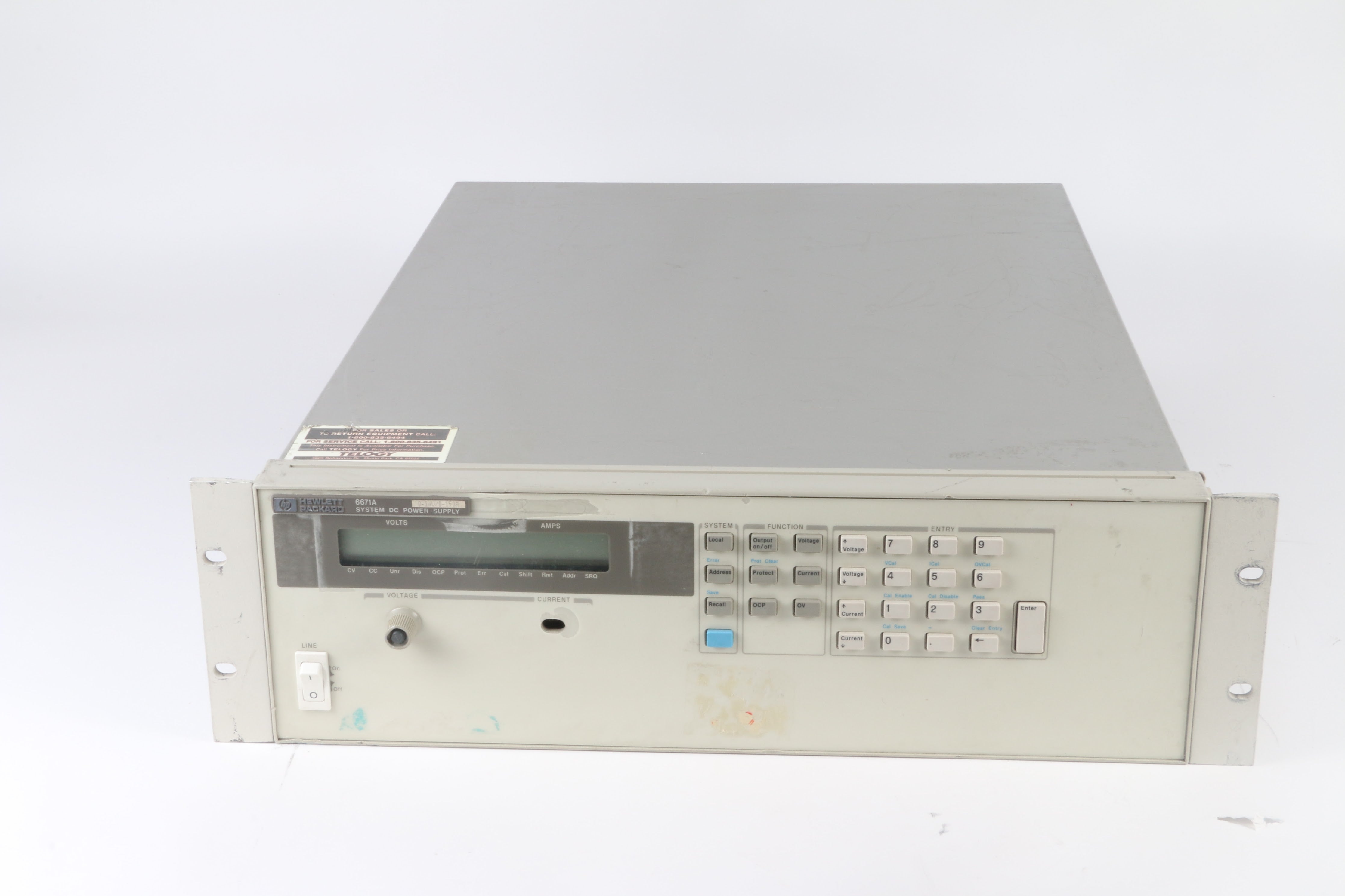 HP / Agilent 6671A/J03 0-14V/0-150A System Power Supply - AS IS – NTC Tech