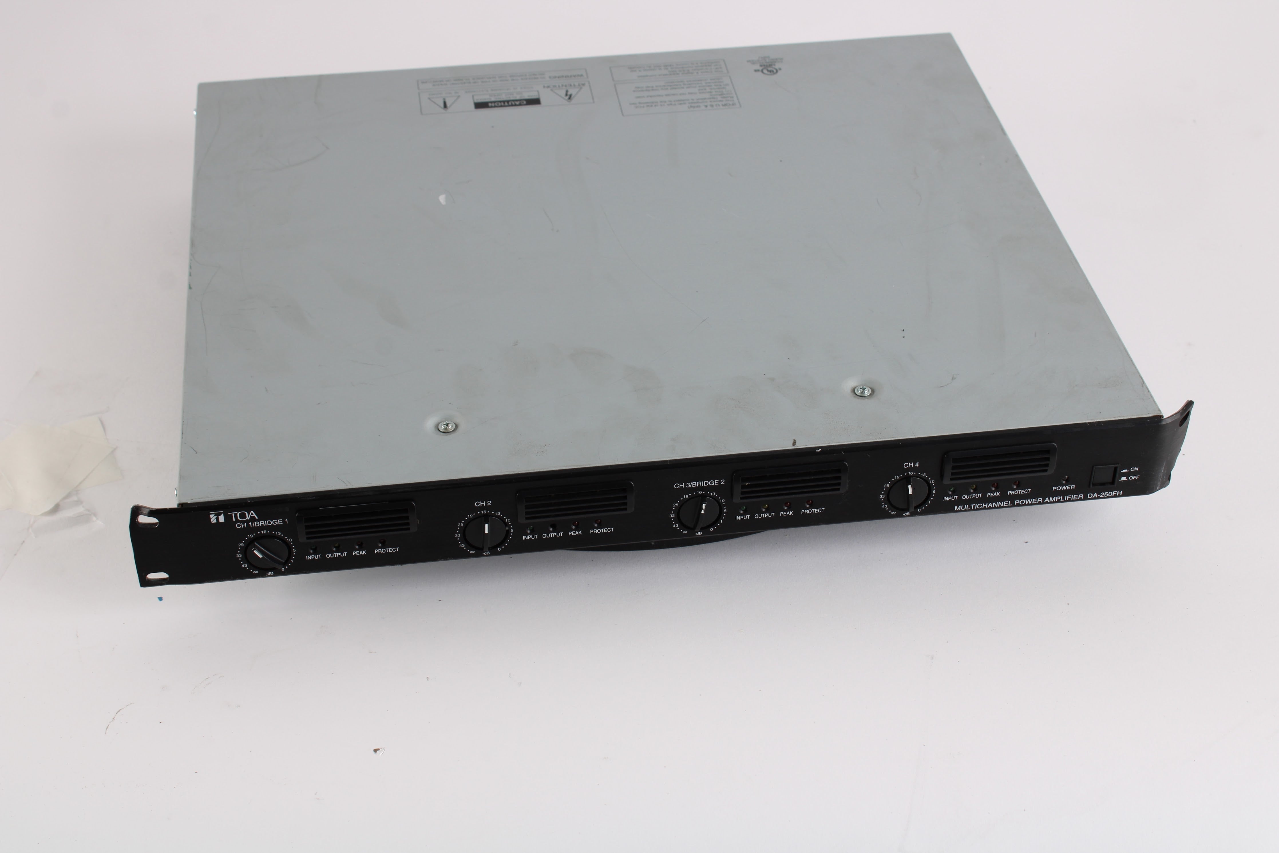 TOA DA-250FH 4x Channel Multi Channel Digital Power Amplifier 200W - B ...