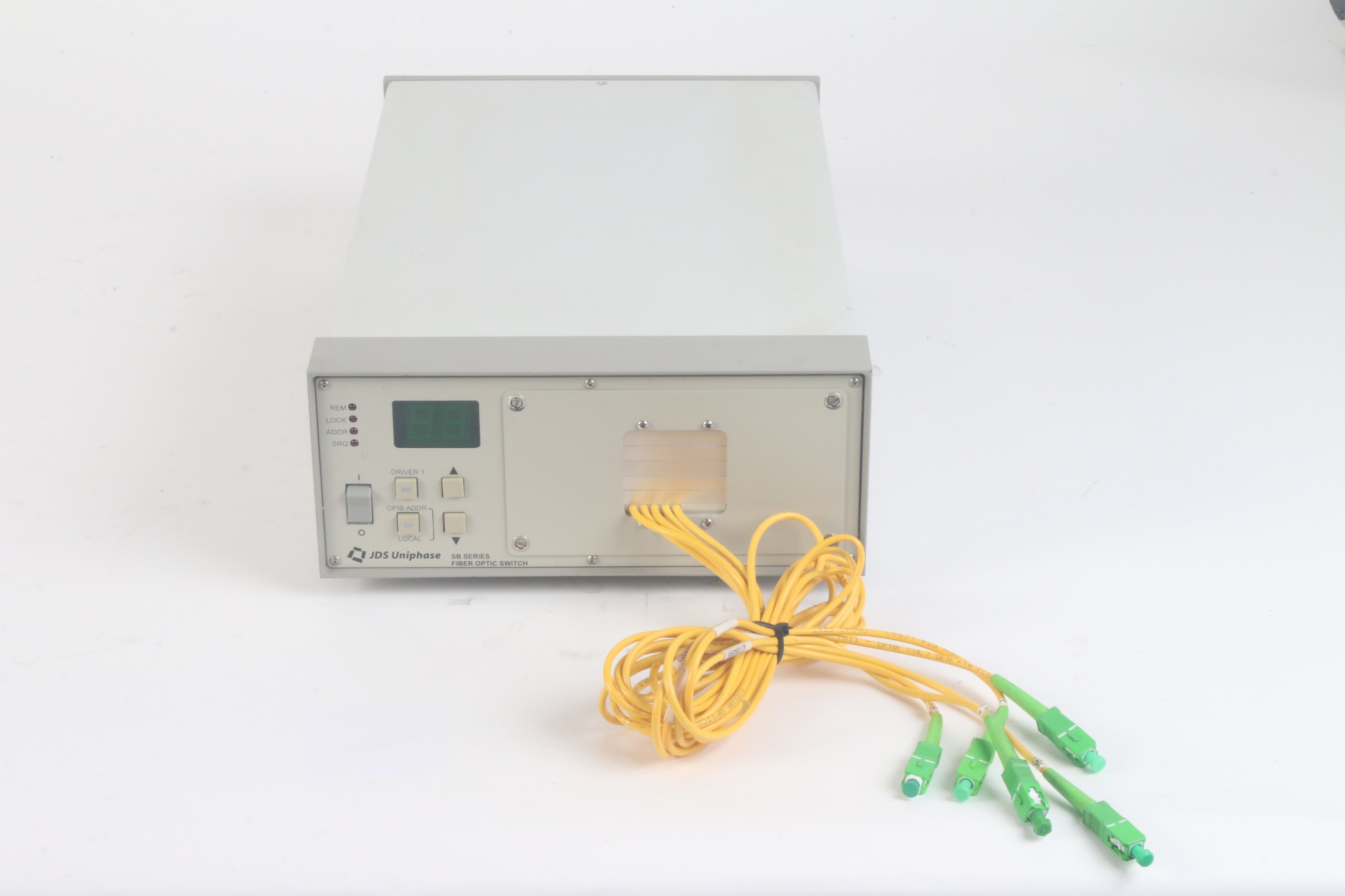 JDS Uniphase SB Series SB1C30043+27AF001SU Fiber Optic Switch – NTC Tech