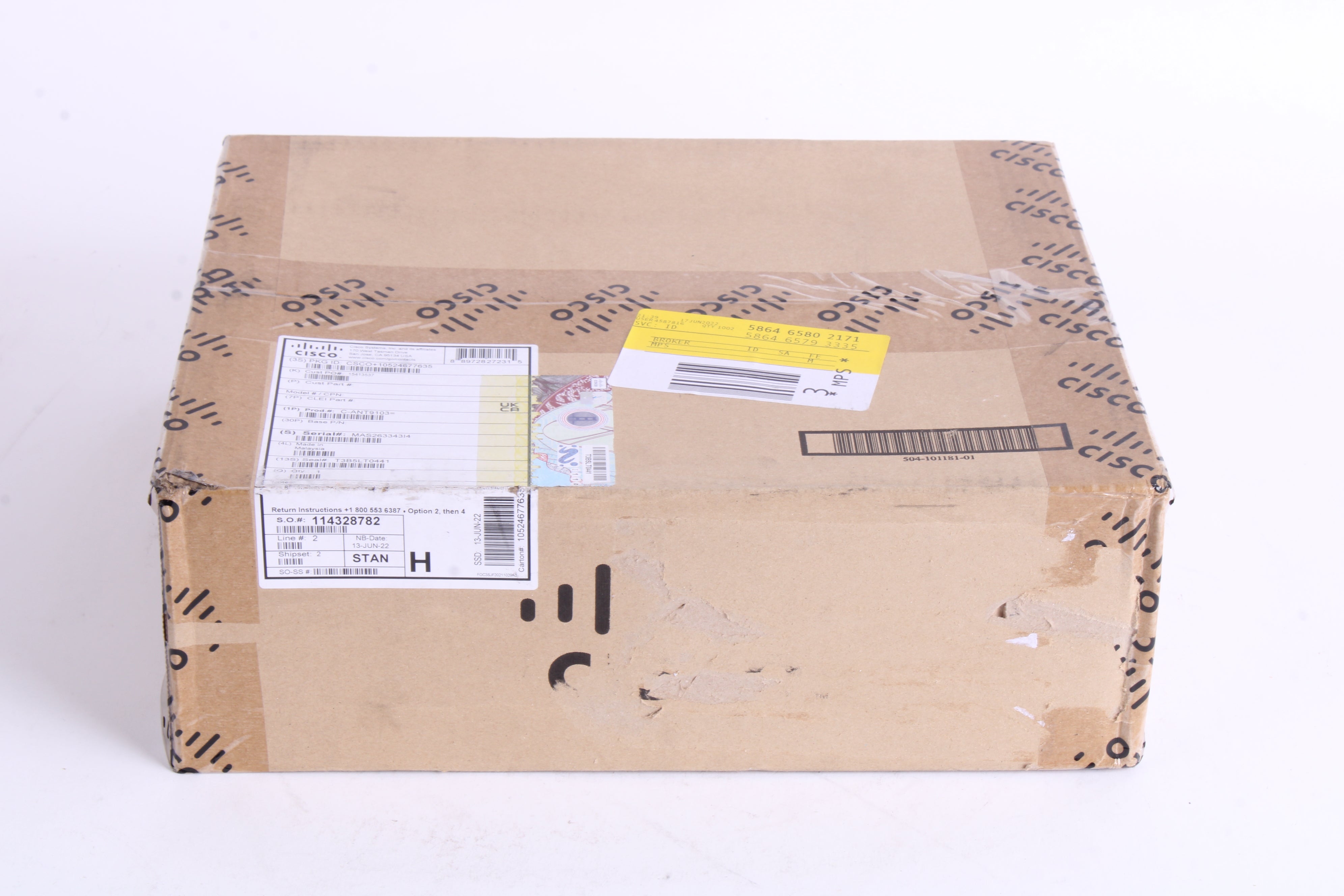 Cisco C-ANT9103 2.4/5/6 Ghz 8-Port Directional Antenna - New – NTC Tech