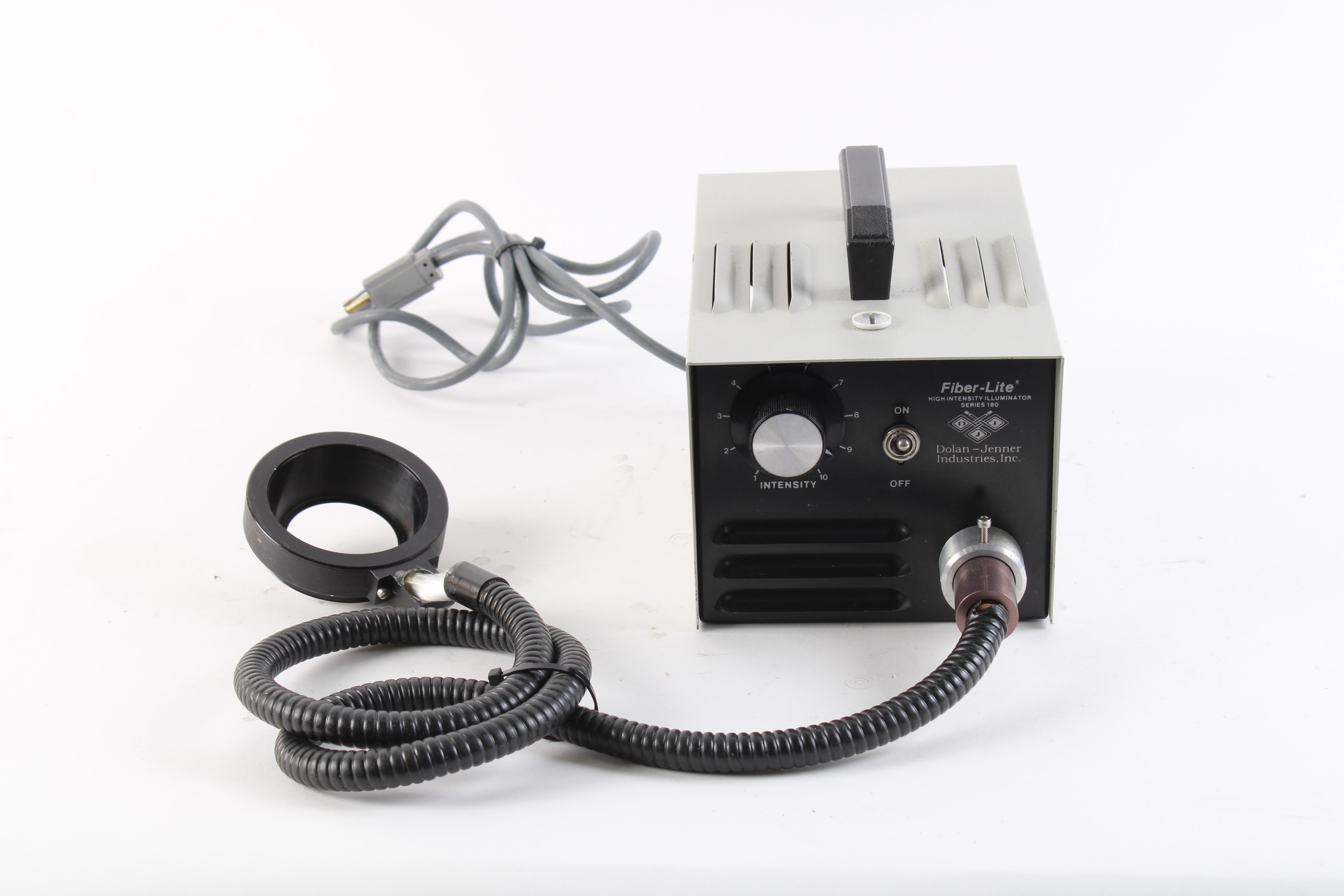 Dolan Jenner 180 Fiber-Lite Intensity Illuminator W/ Leeds Ring Light ...