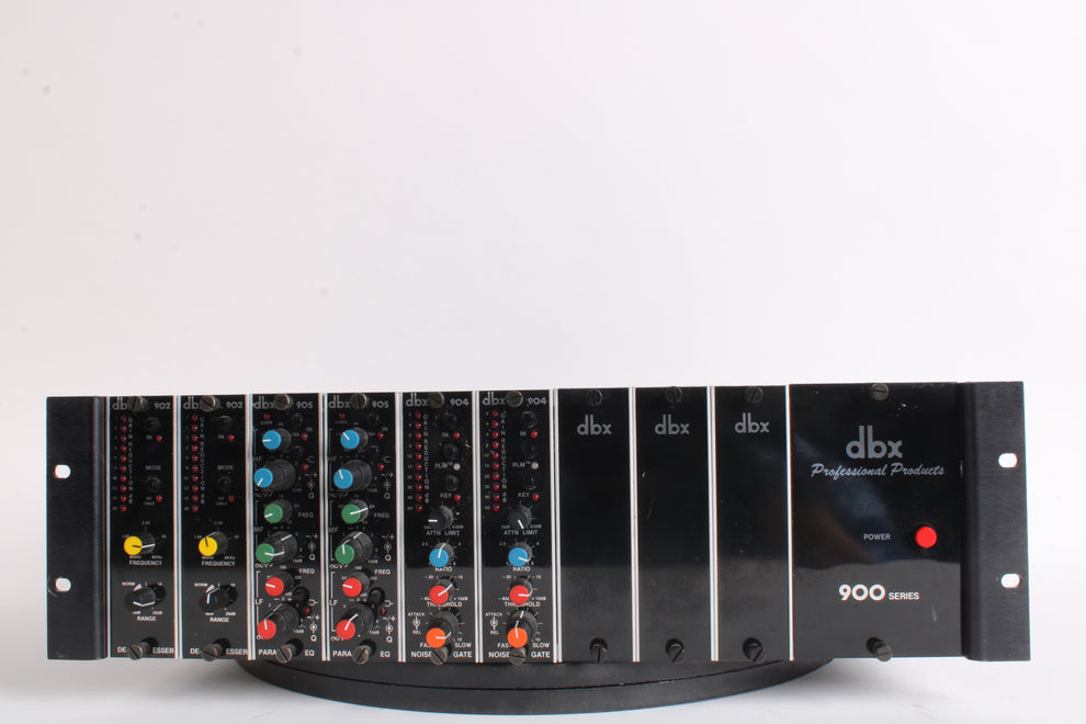 DBX 900 Series Rack + 2x 902 + 2x 905 + 2x 904 Modules – NTC Tech