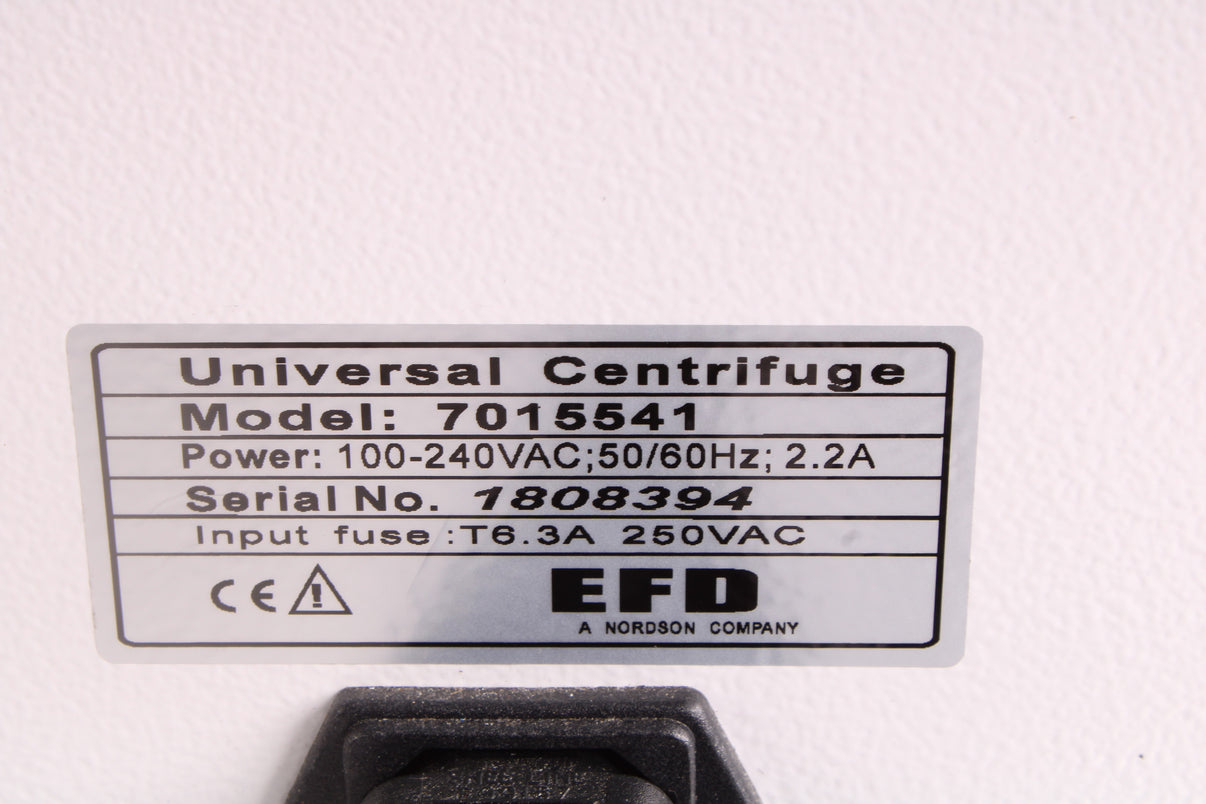 Nordson EFD ProcessMate 5000 7015541 Universal Centrifuge W/ Rotor & A – NTC Tech