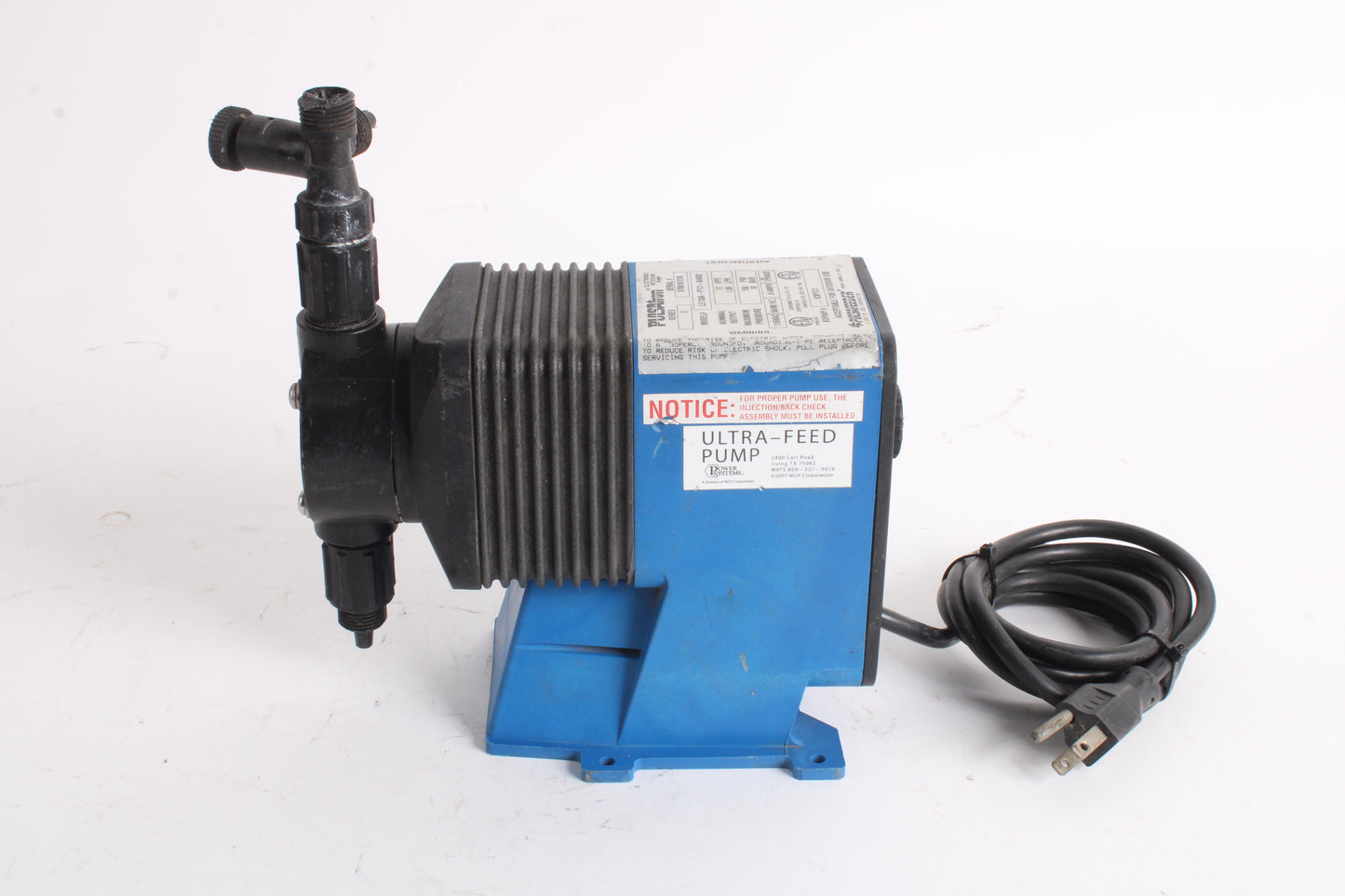 Pulsafeeder LE138A-PTC1-NA002 PULSAtron Metering Pump - Fair Condition ...
