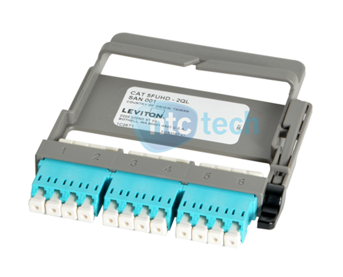 Leviton 5FUHD-2QL PLT Evolve LC 12F ZIR Adapter – NTC Tech