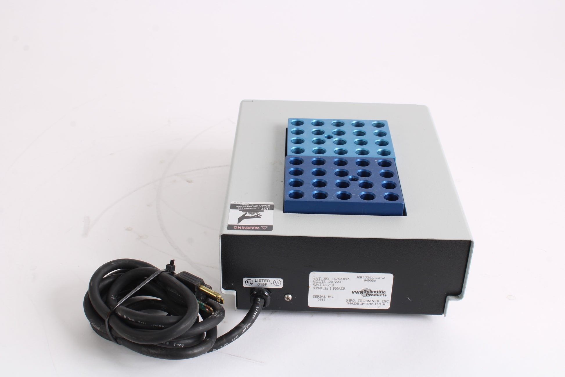VWR Scientific Heatblock II 13259-052 Select Heatblock With 2x Heatblo ...