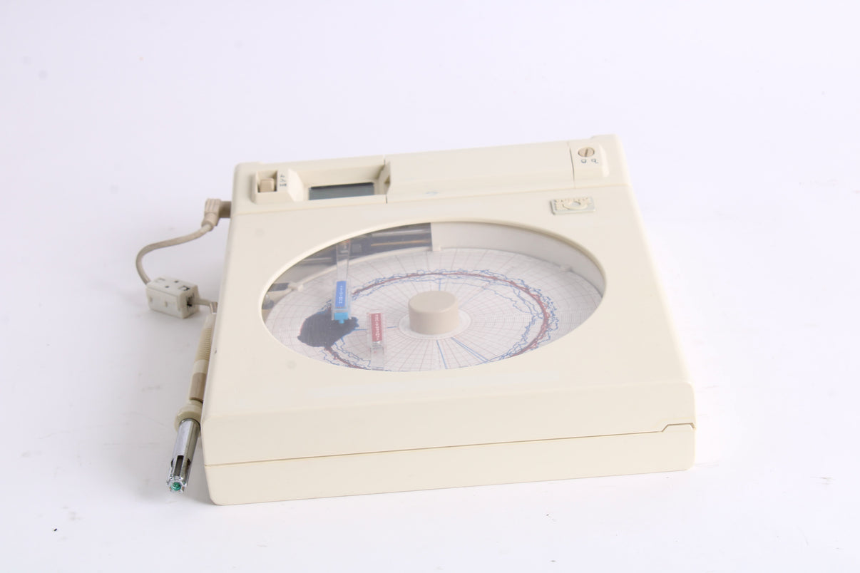 Omega CT485B Temperature / Humidity Chart Recorder Tan - Fair Conditio ...