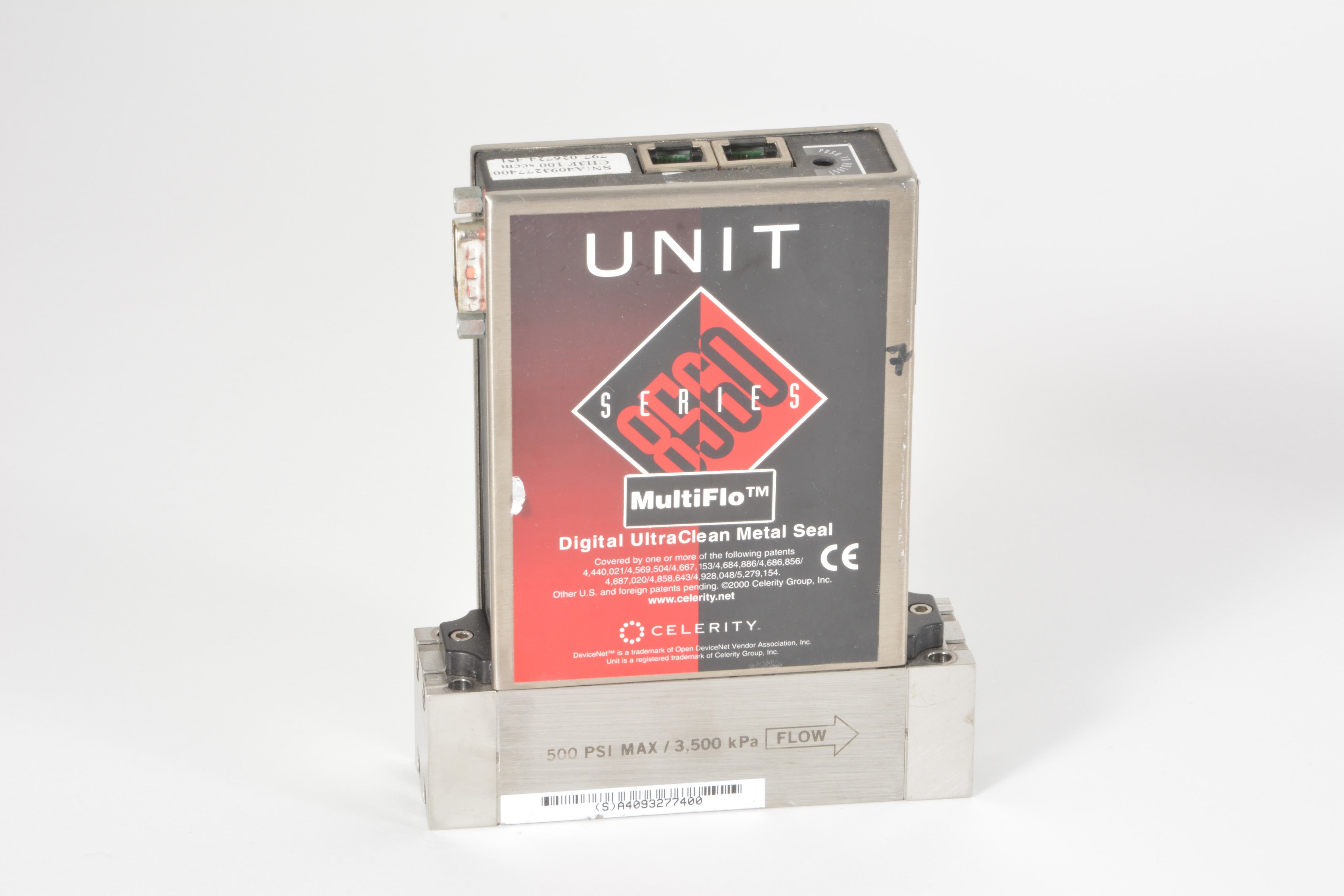 Celerity Unit MultiFlo UFC-8561 CHF3 100sccm Digital Mass Flow Control ...