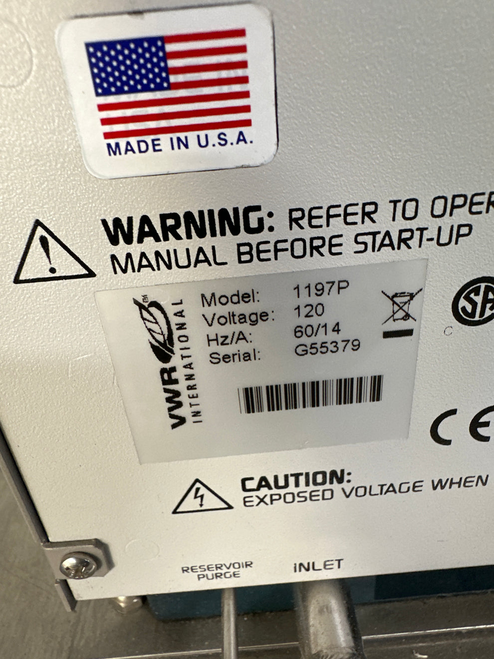 VWR 1197P Refrigerated Circulator Bath – NTC Tech