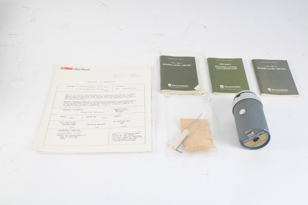 General Radio 1567 Sound Level Calibrator Set with Case – NTC Tech