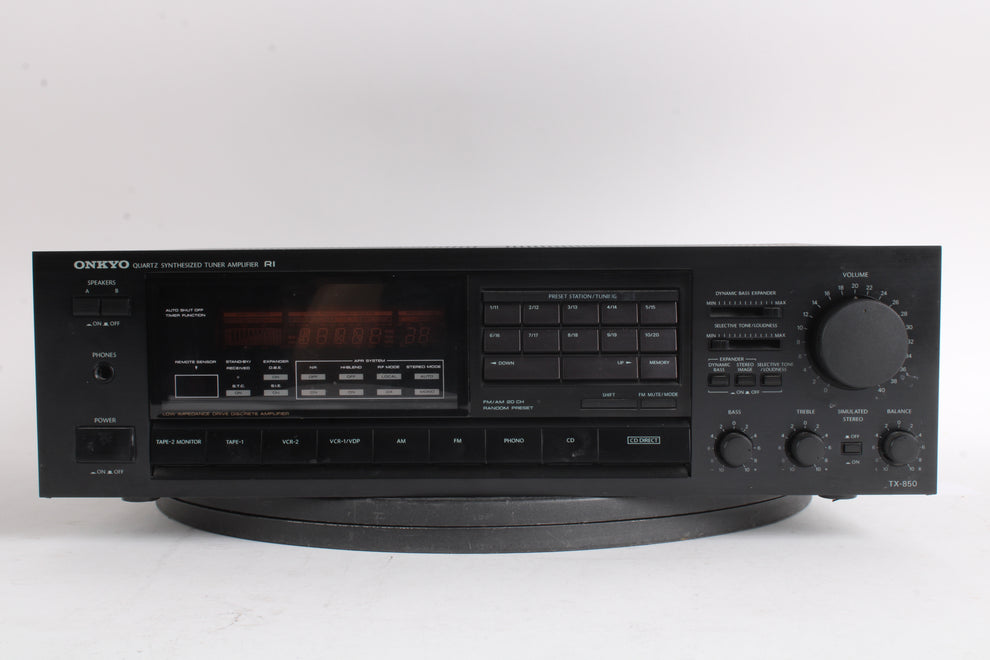 Onkyo TX-850 Quartz Synthesized Tuner Amplifier – NTC Tech