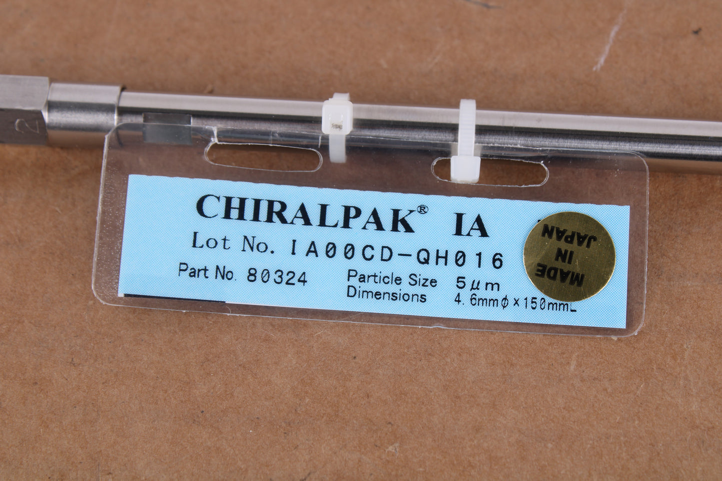 Daicel Chrialpak IA 80324 5um 4.6x150mm HPLC Chiral Column W/ Original ...