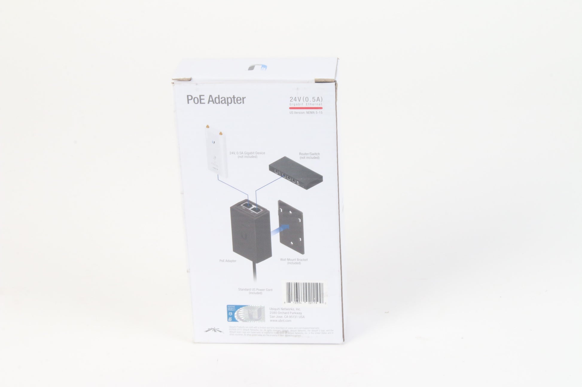 Ubiquiti Network PoE Adapter 24v (0.5A) Gigabit Ethernet US Version NE ...