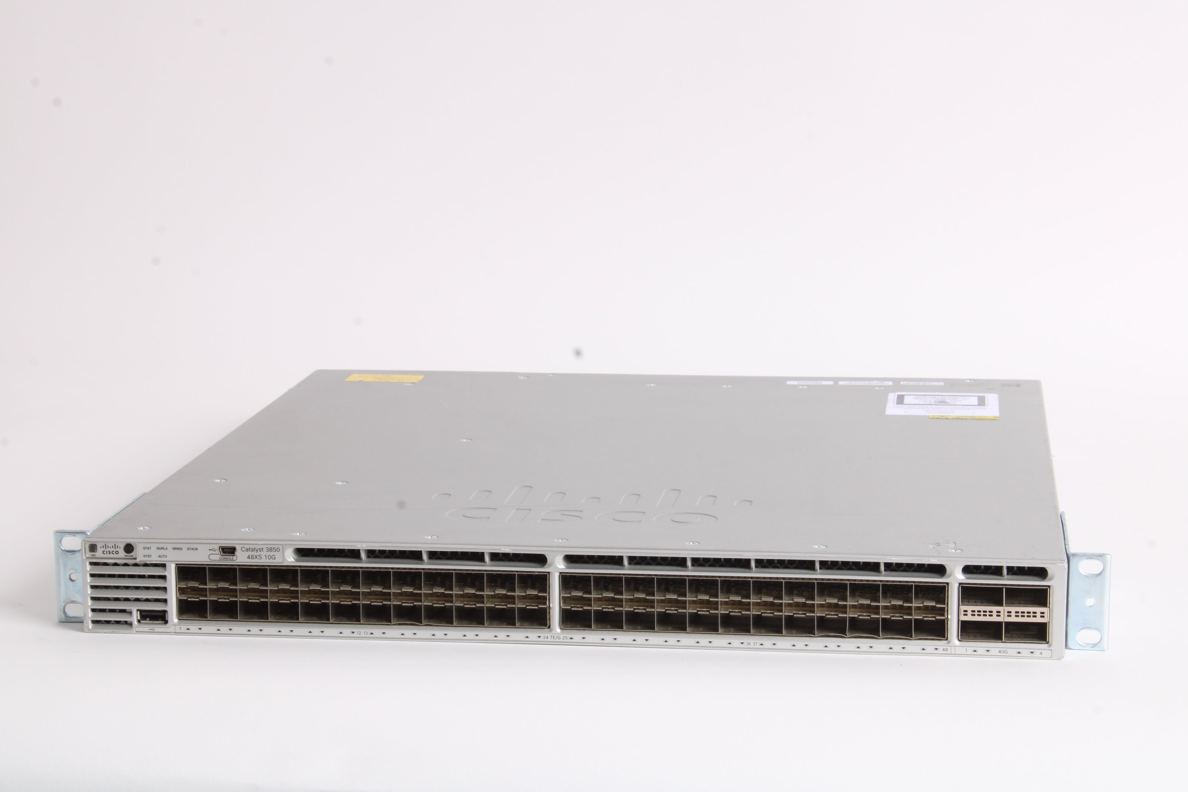 Cisco WS-C3850-48XS-S Catalyst 3850 48 Port 10G Fiber Switch 2x PSU - – NTC Tech
