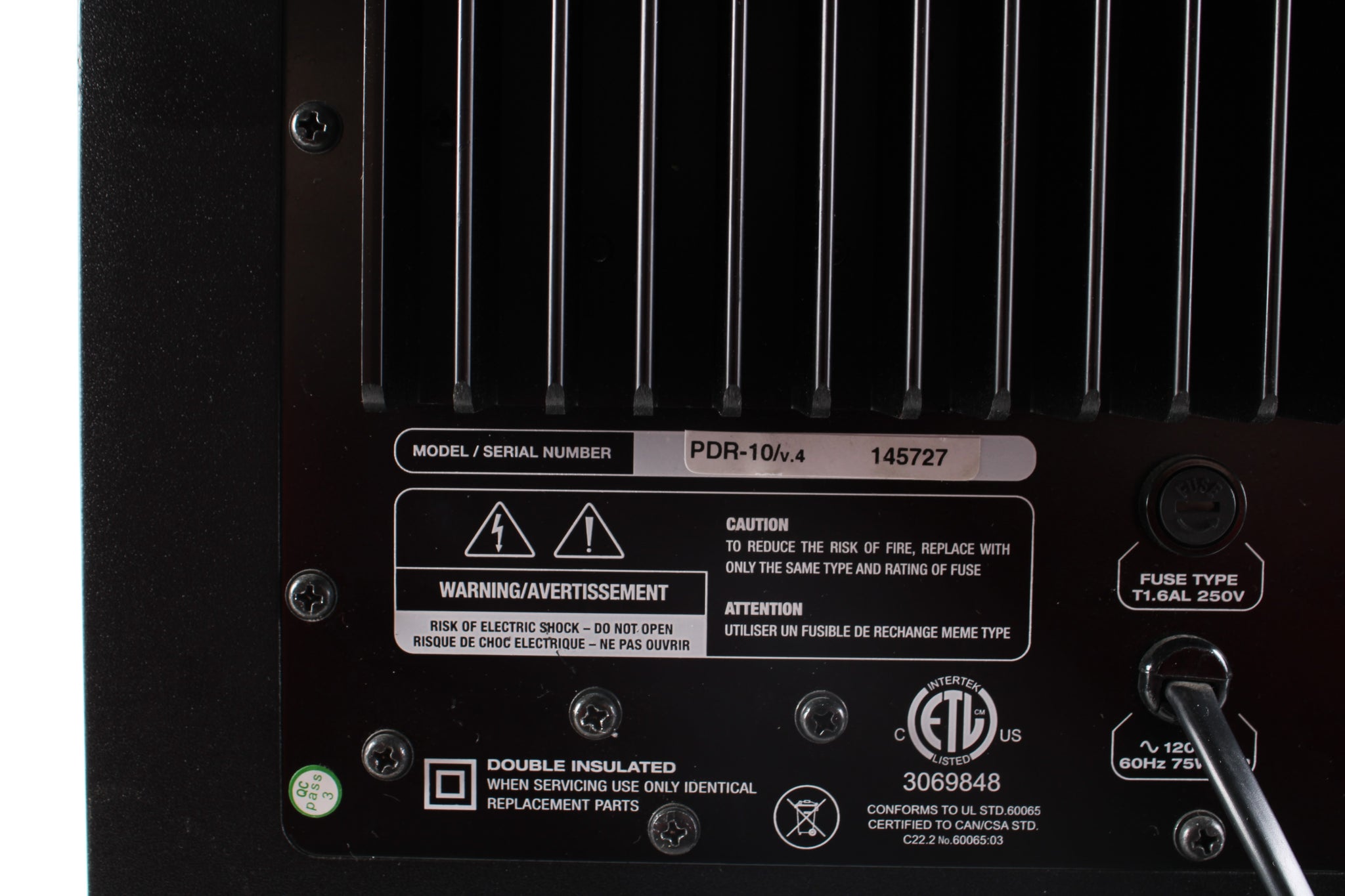 Paradigm PDR-10 /v.4 Powered Subwoofer – NTC Tech