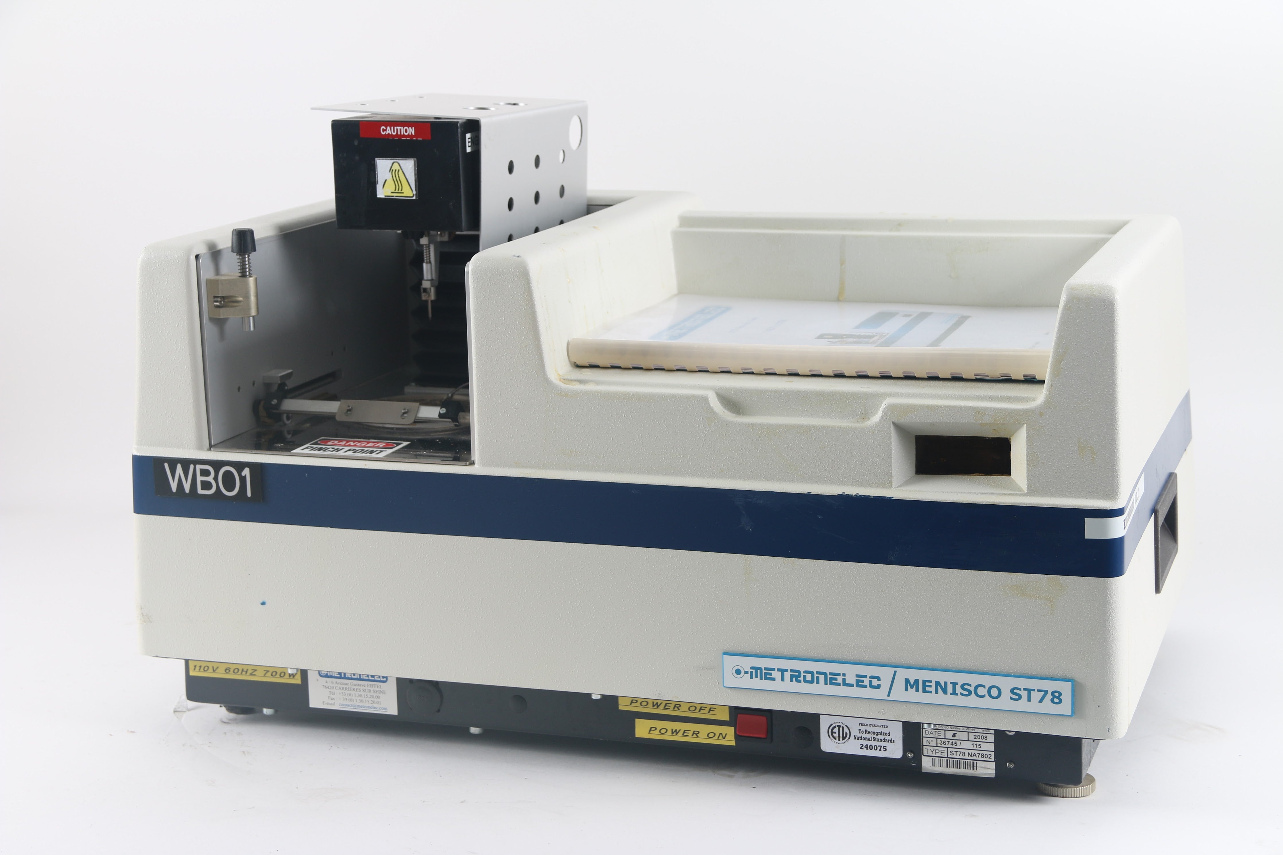 Metronelec Manisco ST78 Solderability Wettability Tester – NTC Tech