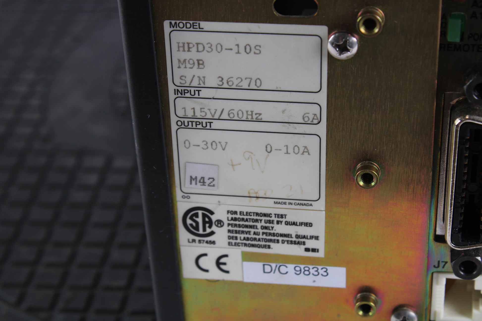 Sorensen HPD30-10 Regulated DC Power Supply - AS IS – NTC Tech