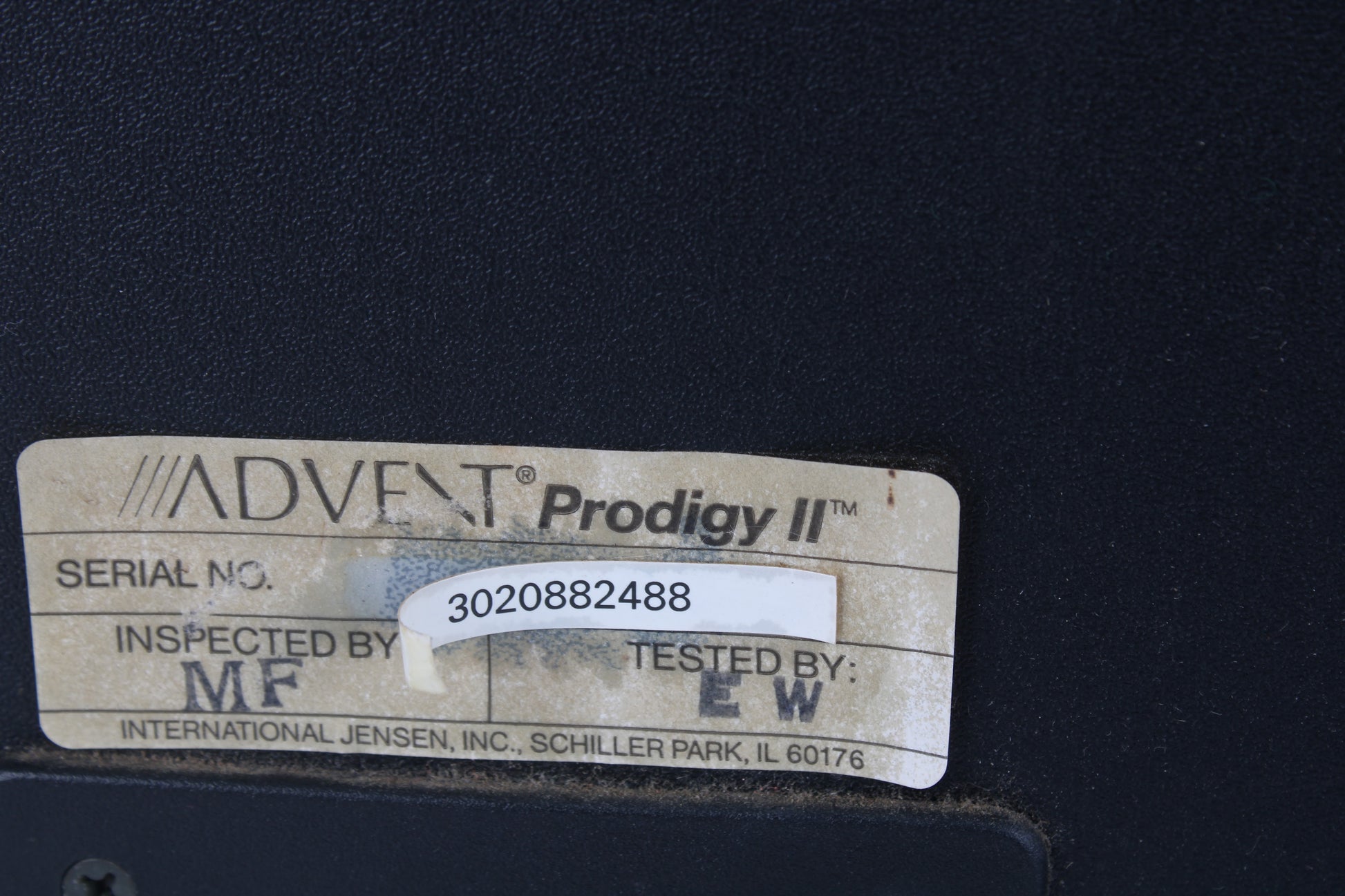 Advent Prodigy II Floor Bookshelf Speaker Pair - Fair Condition – NTC Tech