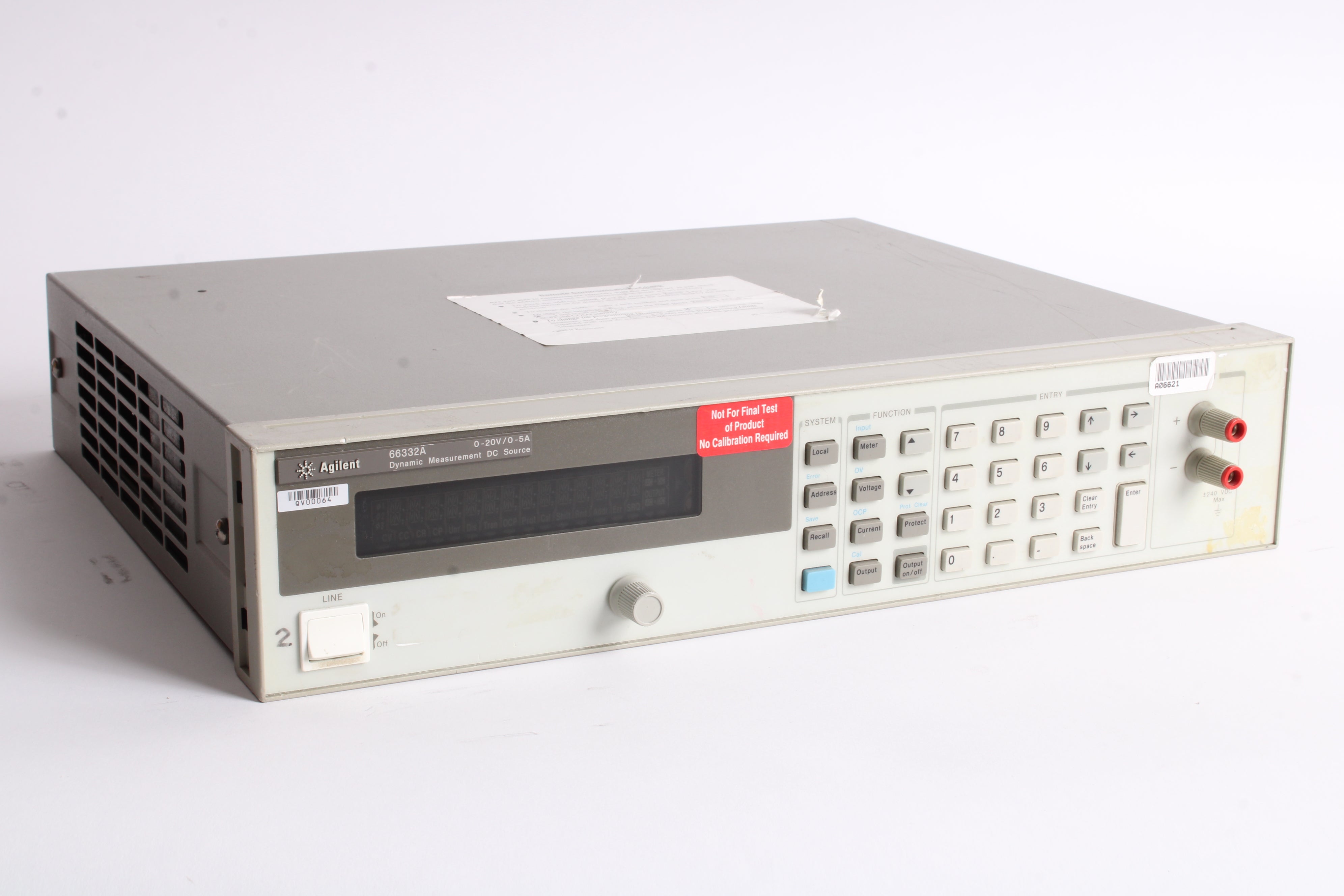 Agilent HP Keysight 6632A System DC Power Supply, 100W, 20V, 5A – NTC Tech