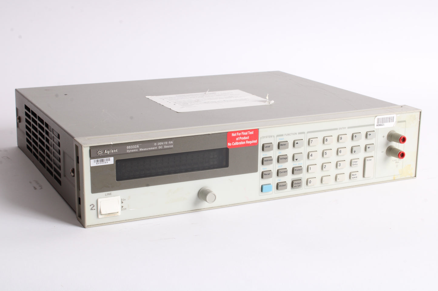 Agilent HP Keysight 6632A System DC Power Supply, 100W, 20V, 5A – NTC Tech