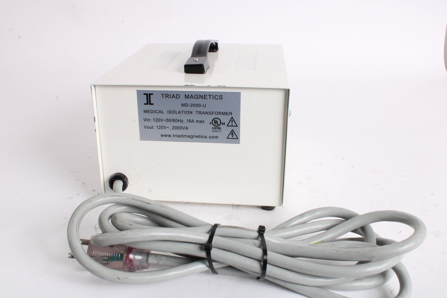 Triad Magnetics MD-2000-U Medical Isolation Transformer – NTC Tech