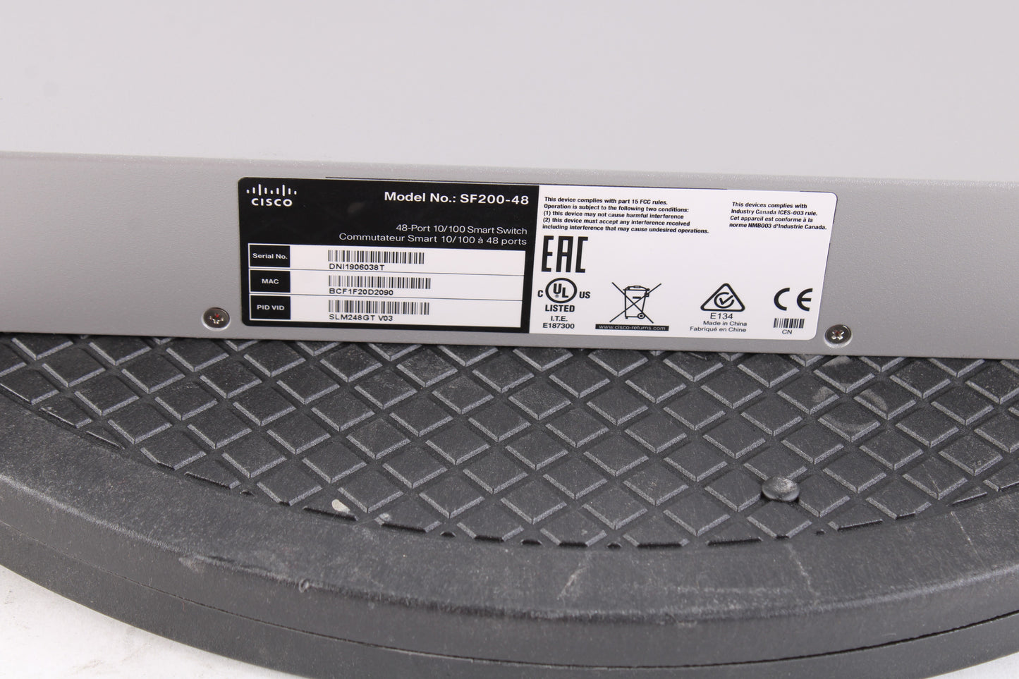 Cisco SF200-48 48-Port 10/100 Smart Switch – NTC Tech