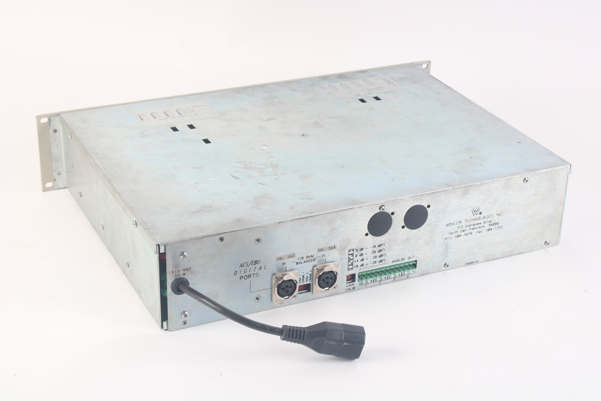 Wohler Technologies Digital AMP-2 Audio Monitor Panel – NTC Tech