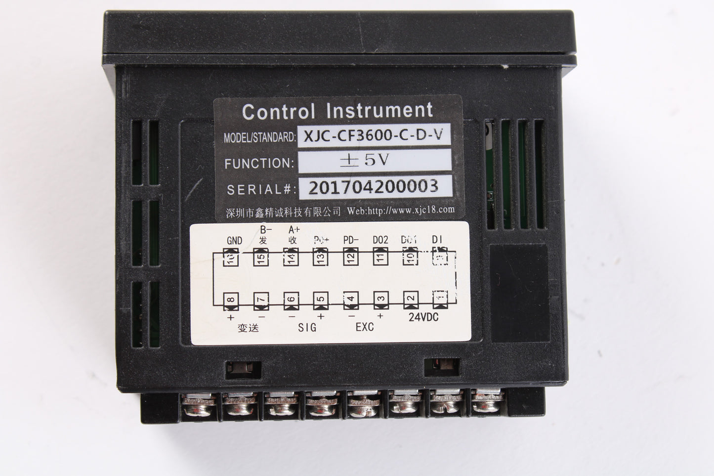 XJC18 XJC-CF3600-C-D-V Load Cell Indicator – NTC Tech
