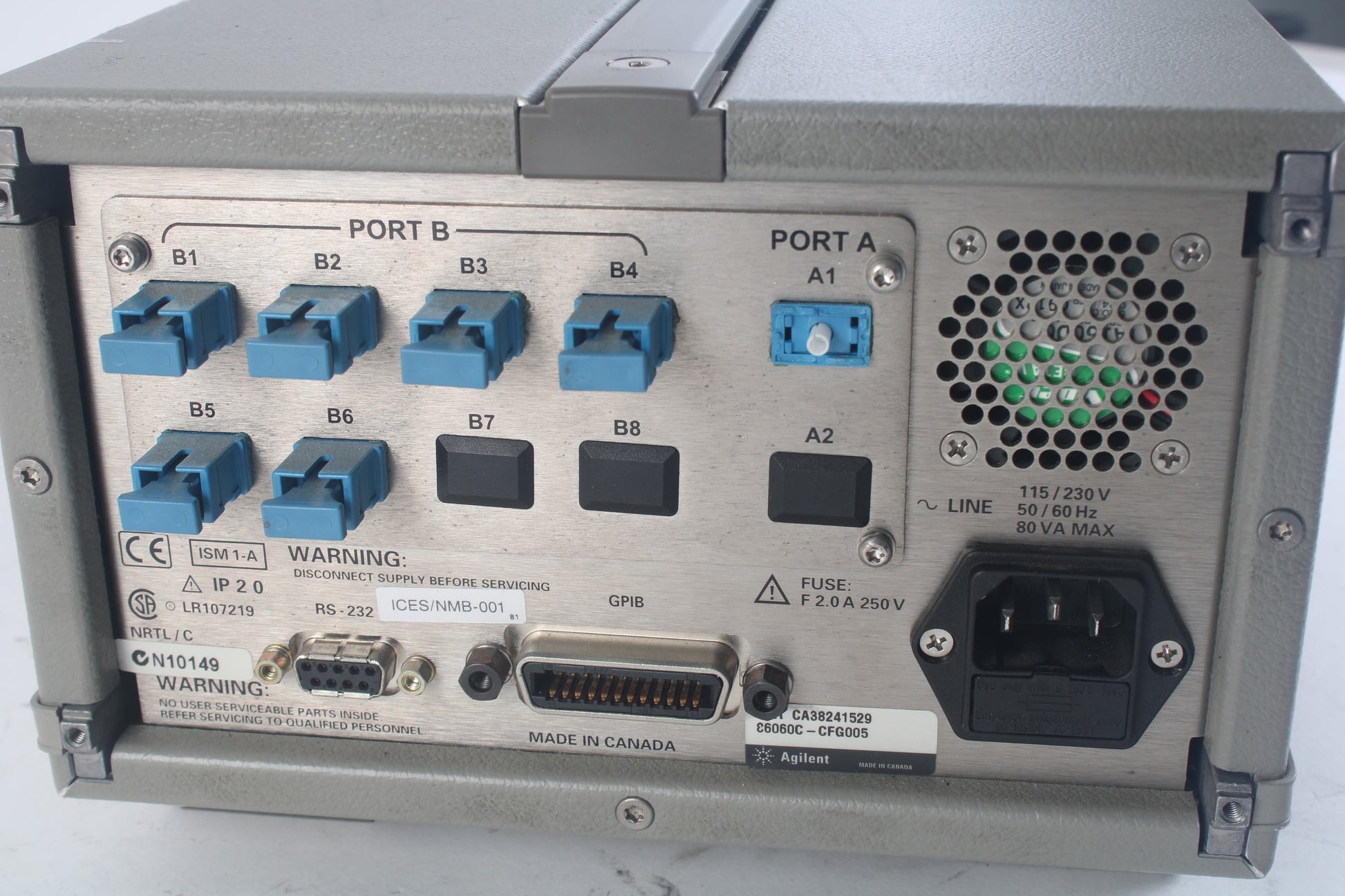 HP / Agilent / Keysight 86060C Lightwave Switch W/ Option 86060C - CFG ...