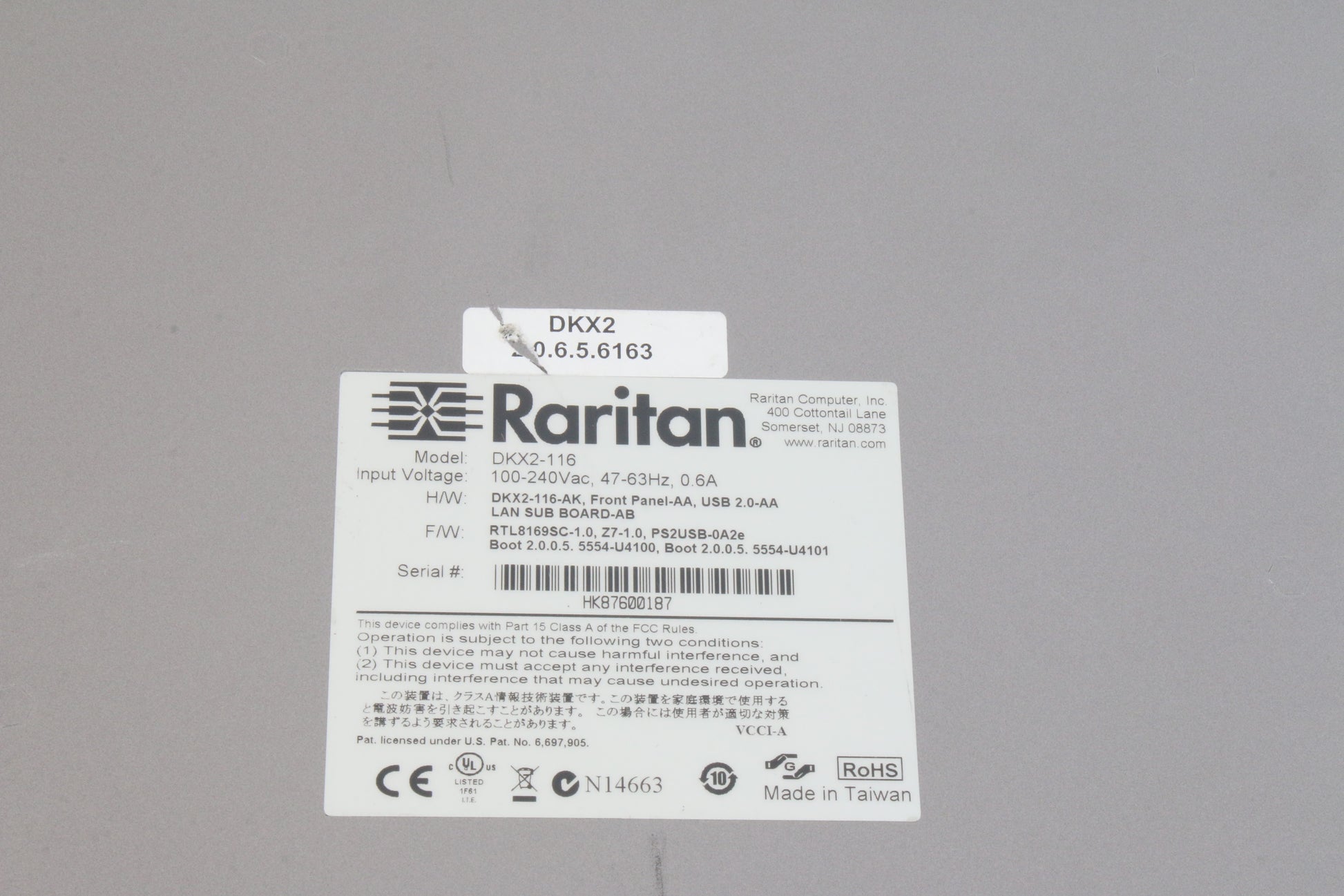 Raritan Dominion DKX2-116 16-Ports KVM Over IP Switch with Rack Ears ...