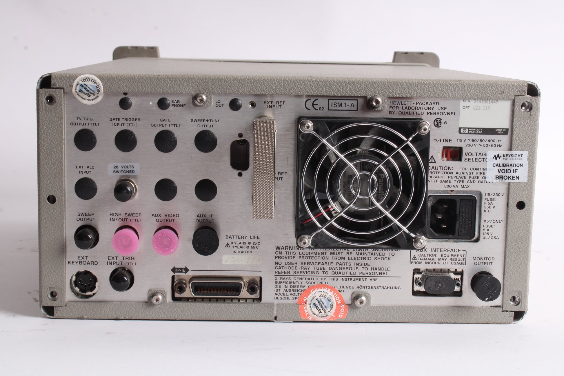 HP Agilent 8594E 9kHz to 2.9Ghz Spectrum Analyzer Options 021 119 – NTC ...