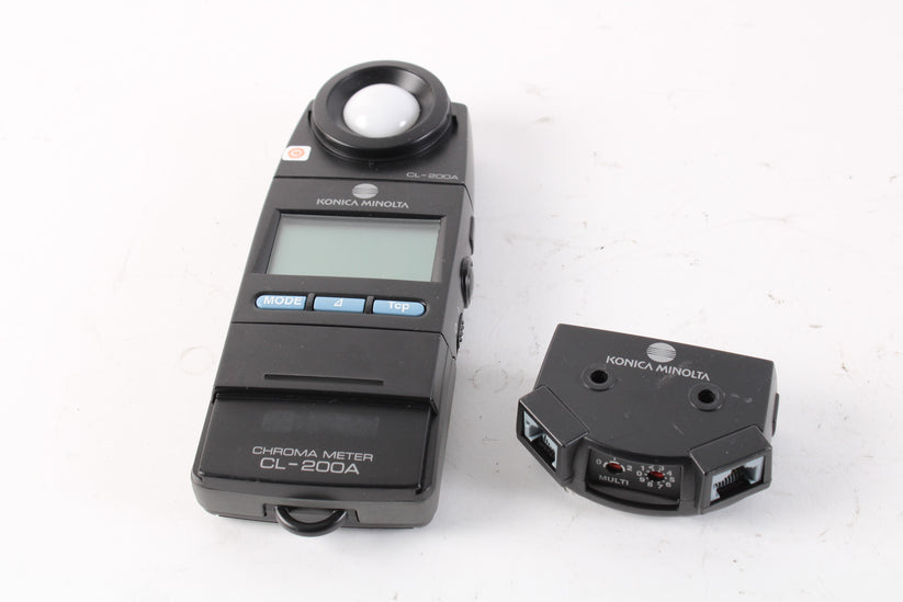 Konica Minolta CL-200A Chroma Meter W/ CL-200A Receptor Head -T-A21 Ad ...