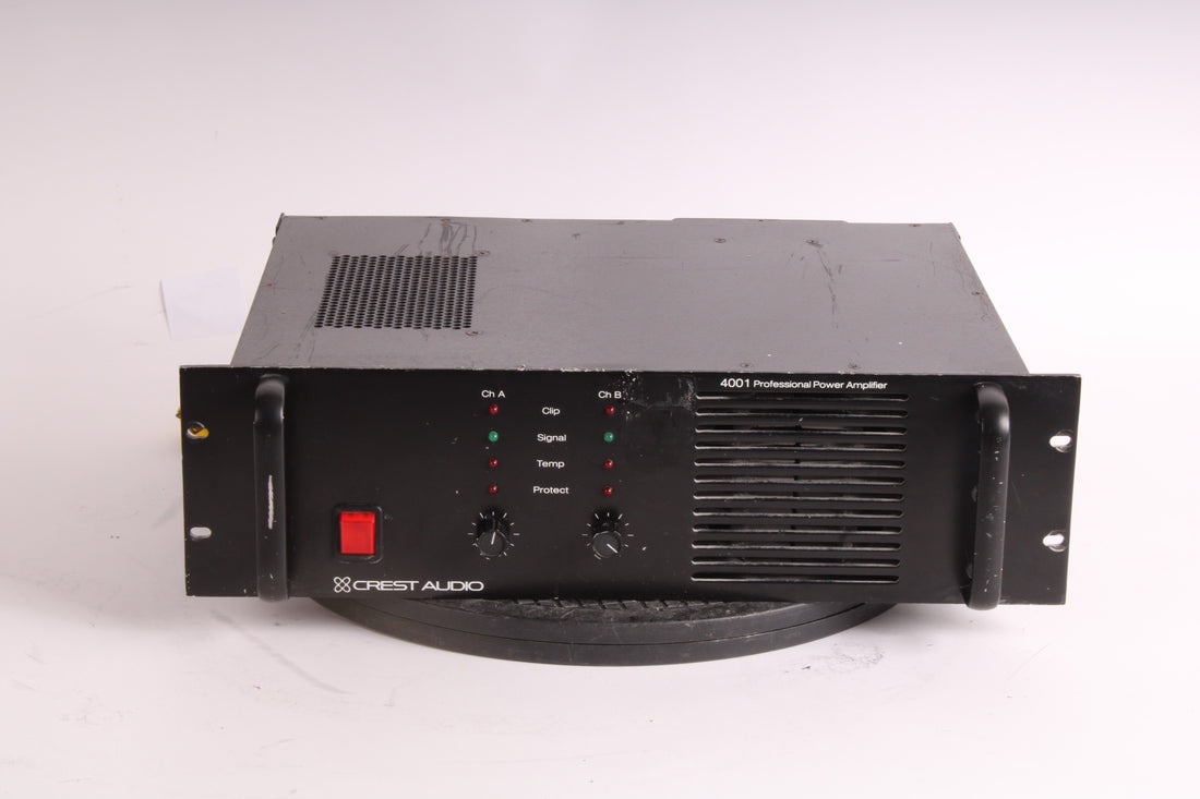 Crest Audio 4001 2 Channel Professional Power Amplifier AMP - AS IS ...
