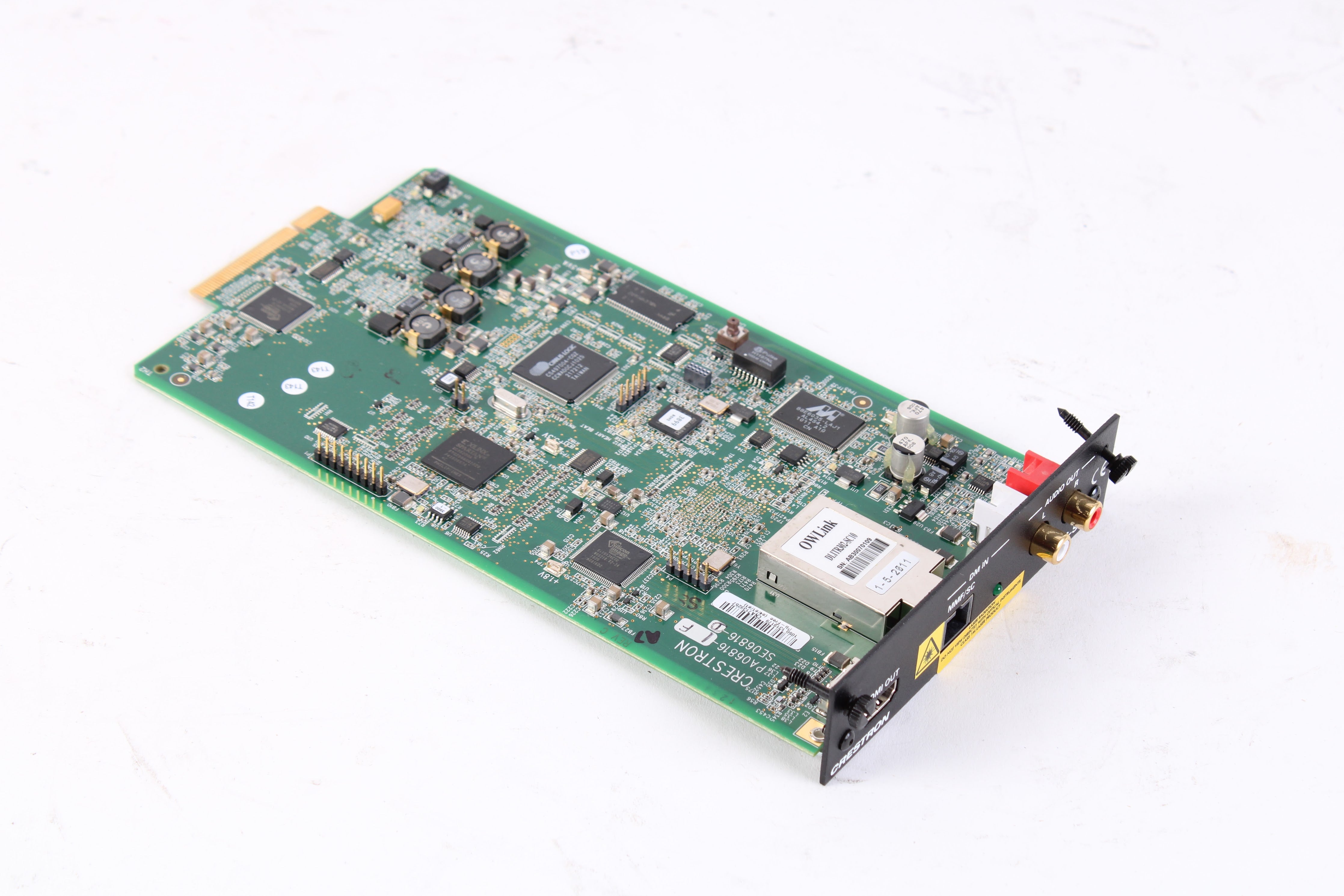 Crestron DMC-S-DSP Fiber Input Card W/ Downmixing for DM Switchers ...