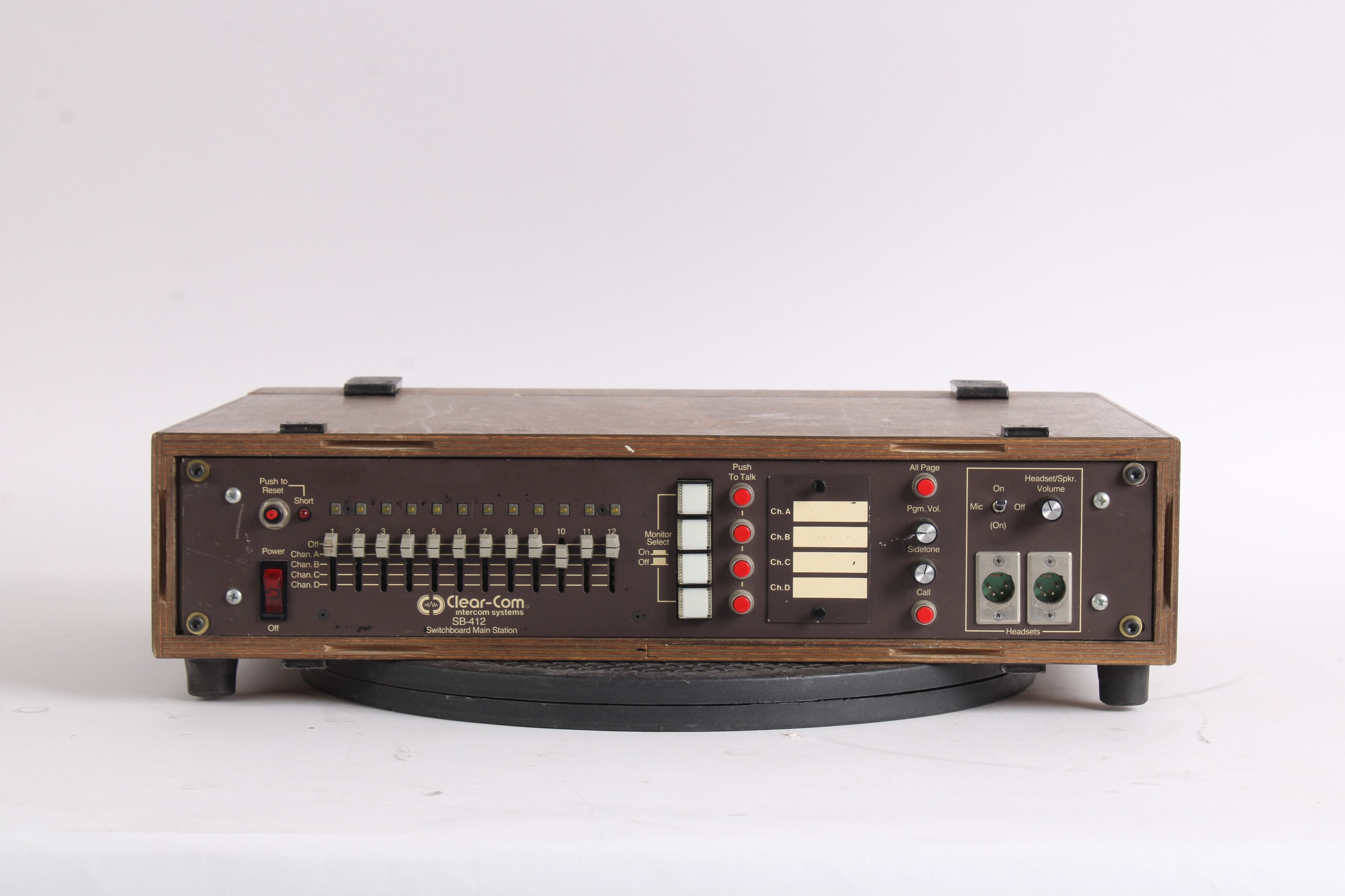 Clear-Com SB-412 4-Channel Switchboard Intercom Main Station - AS IS ...