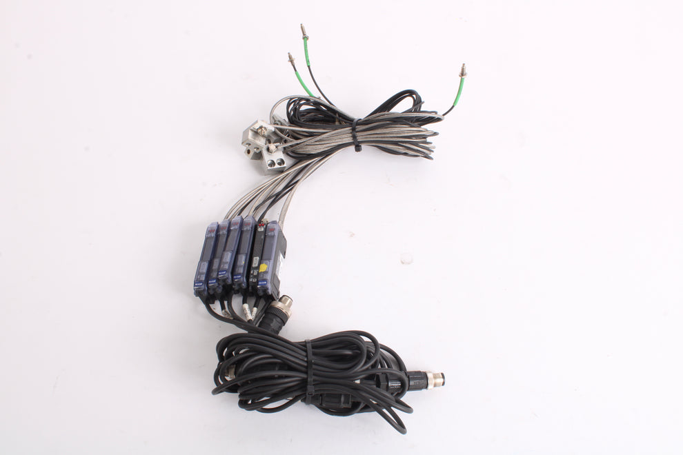 Keyence FS-V33P Fiber Amplifier Cable Set of 6 – NTC Tech