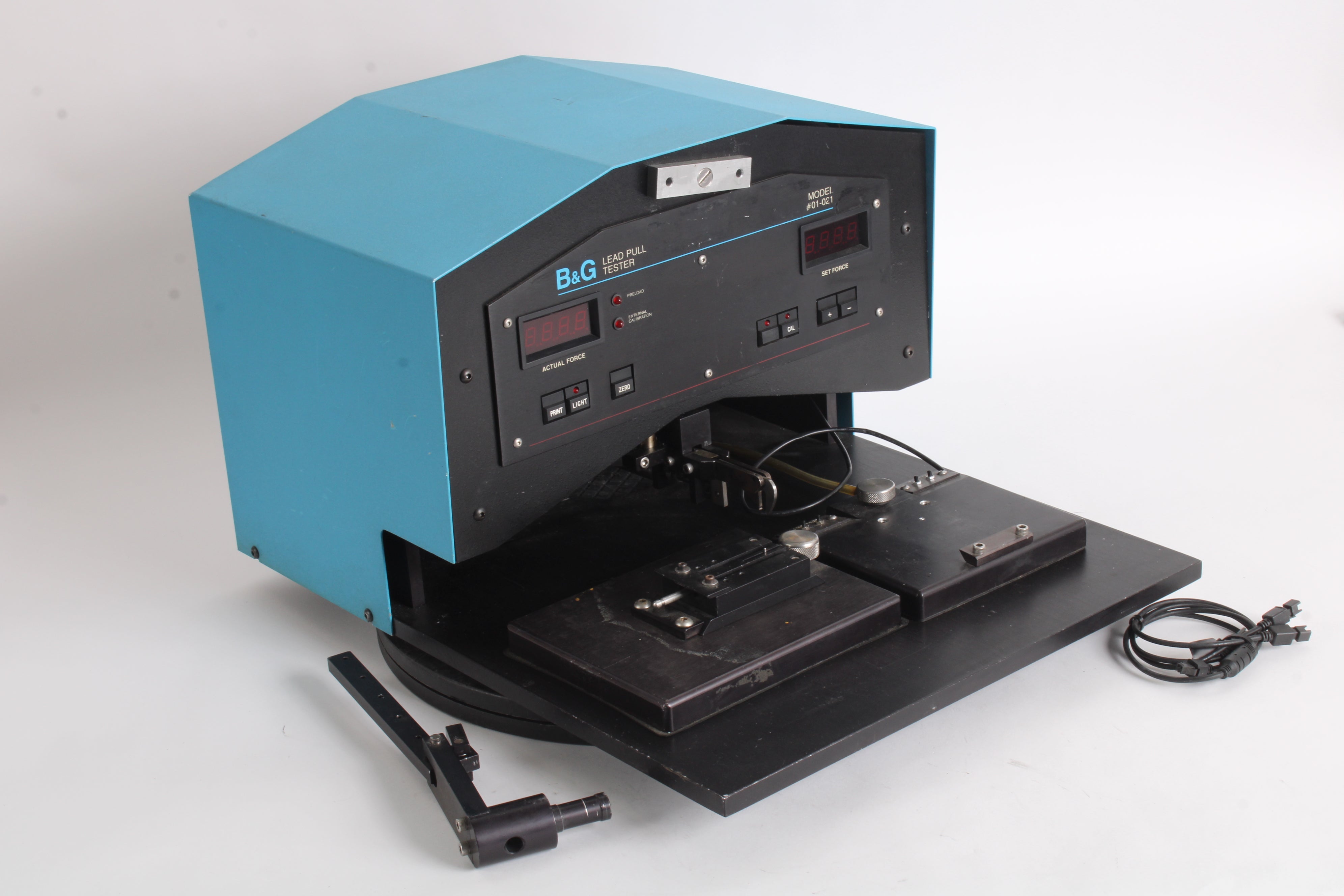 B&G 01-021 Semiconductor IC Lead Pull Tester With Accessories - Fair C ...