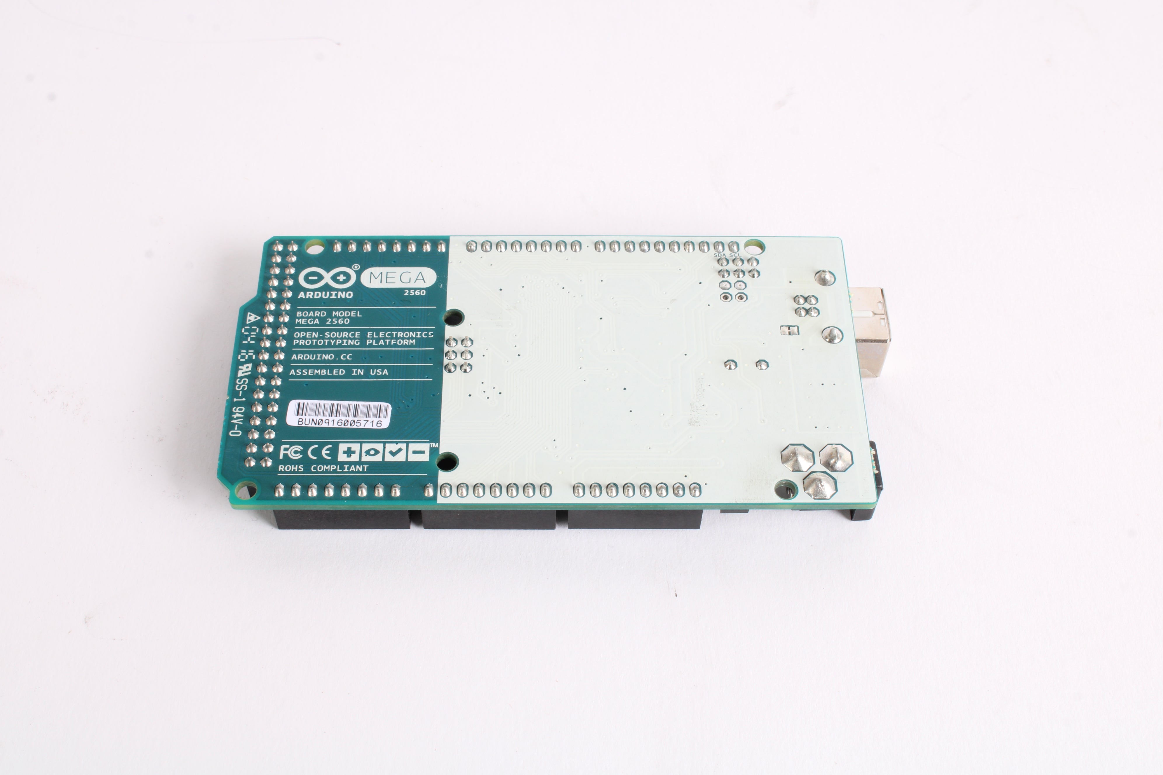 Arduino Mega 2560 8-bit board w/ 54 digital pins 16 analog inputs 4 se ...