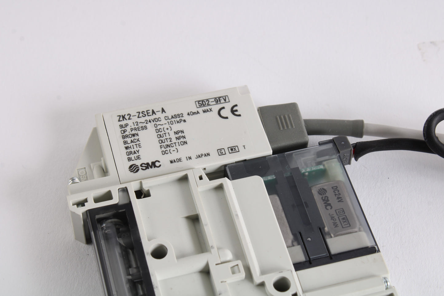 SMC ZK2A07K5AL-06 Solenoid Valve W/ ZK2-ZSEA-a Pressure Switch – NTC Tech