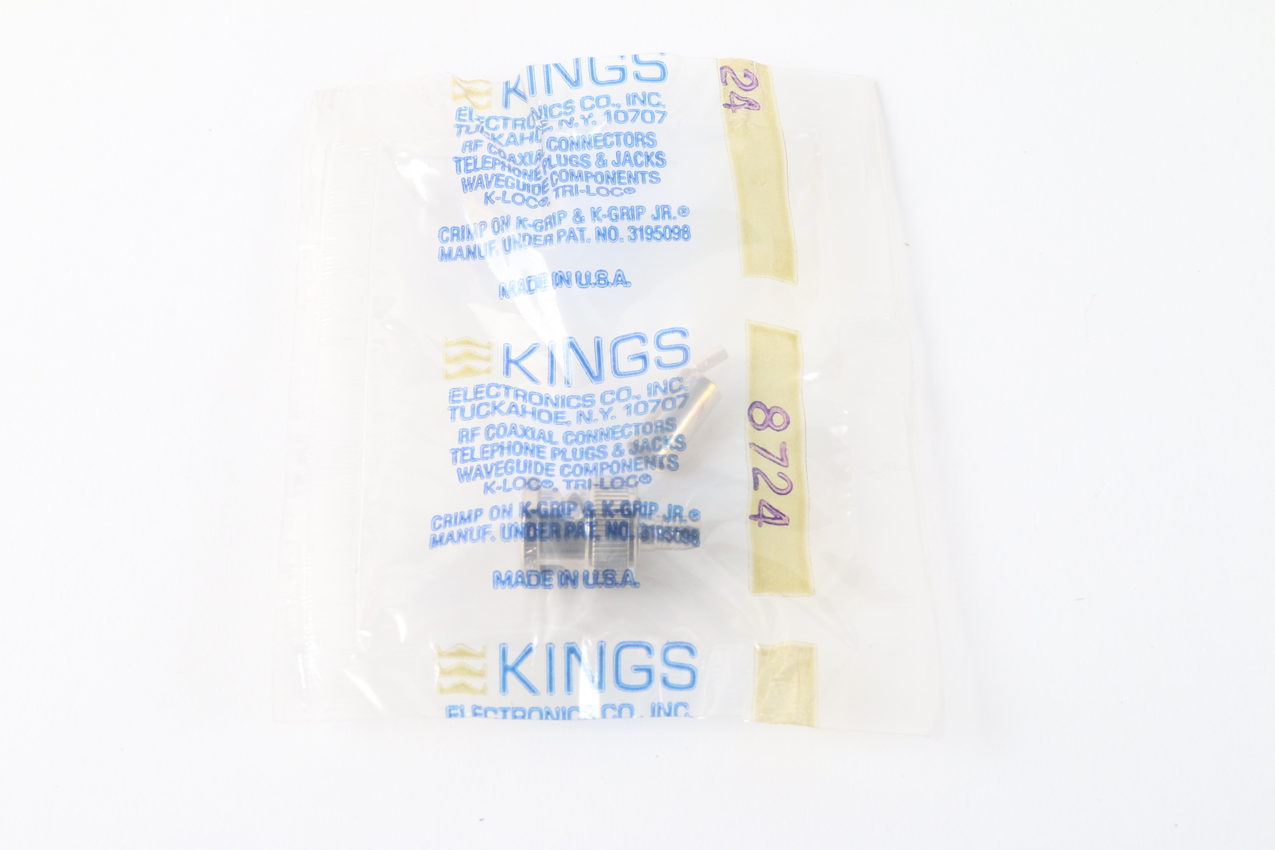 Kings Electronic 3195098 RF Coaxial Connectors (Lot of 20) - New – NTC Tech