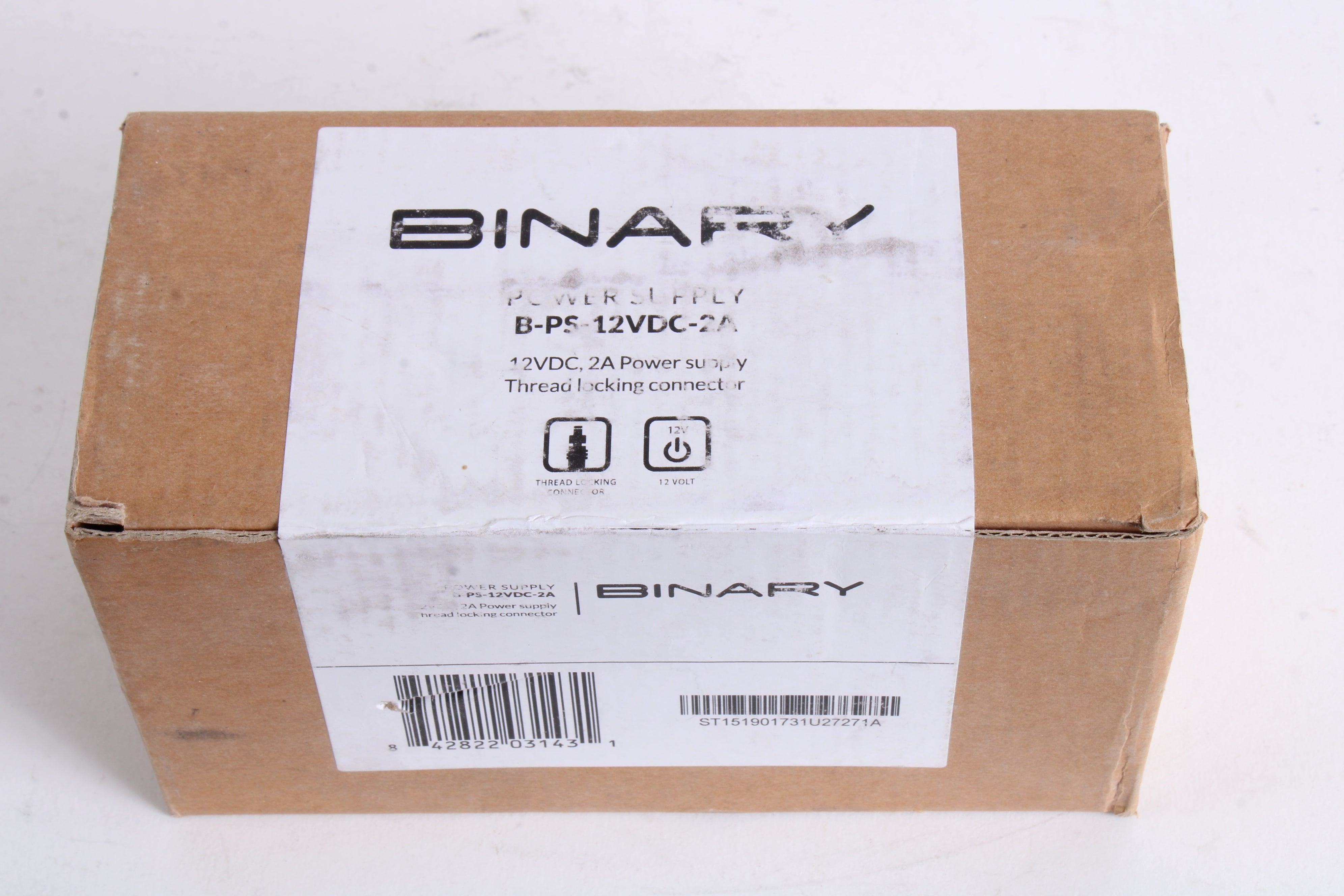 Binary B-PS-12VDC-2A Power Supply 12VDC 2A Power Supply Thread Locking ...