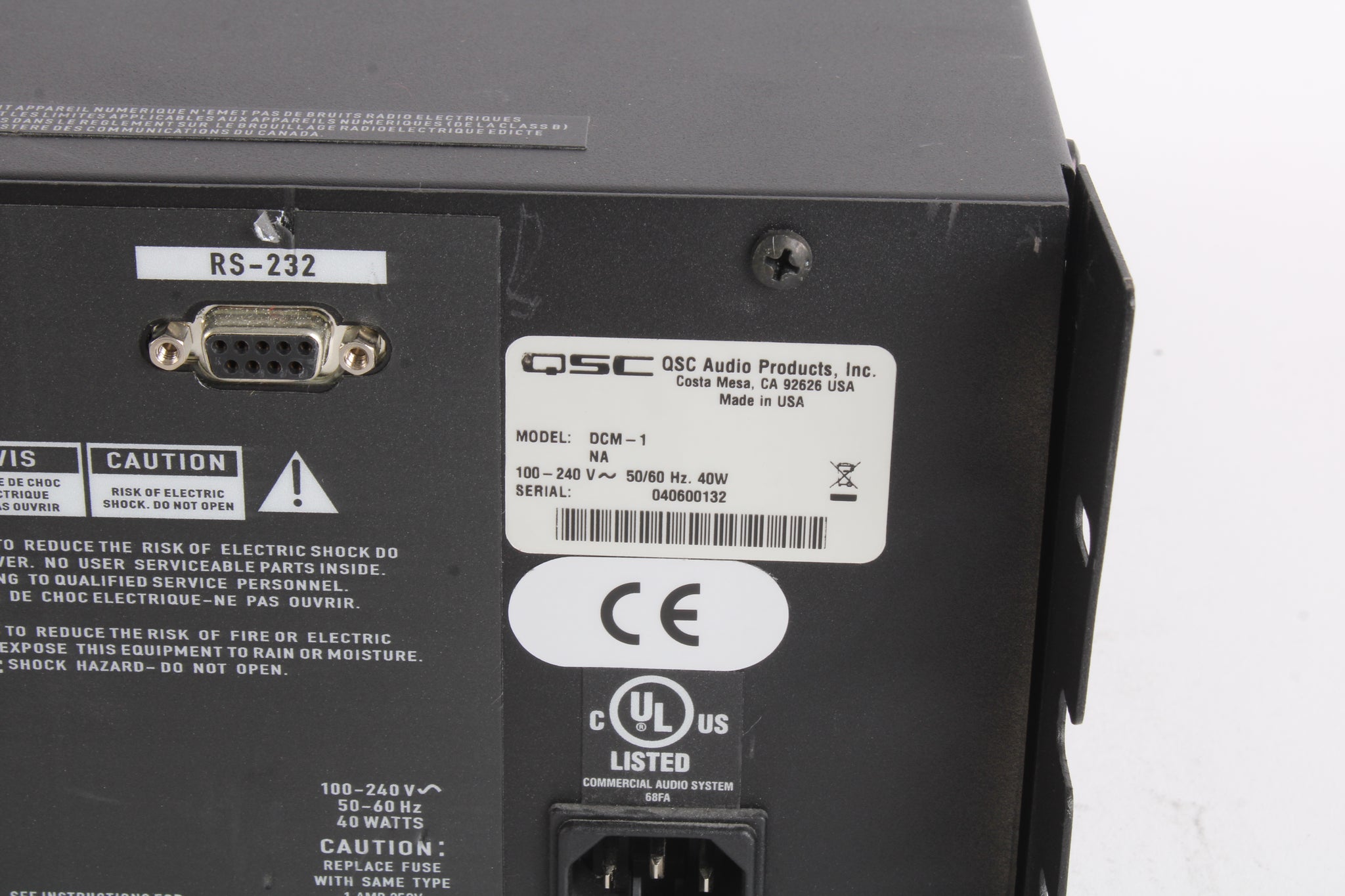 QSC DCM-1 Digital Cinema Monitor - Fair Condition – NTC Tech