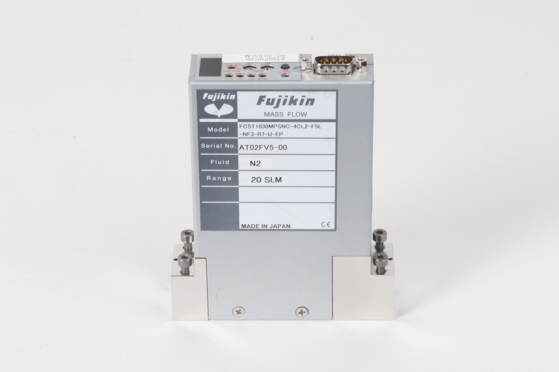 Fujikin FCST1030MPSNC-4CL2-F5L-NF3-R7-U-EP Fluid: N2 20SLM Mass Flow C – NTC Tech