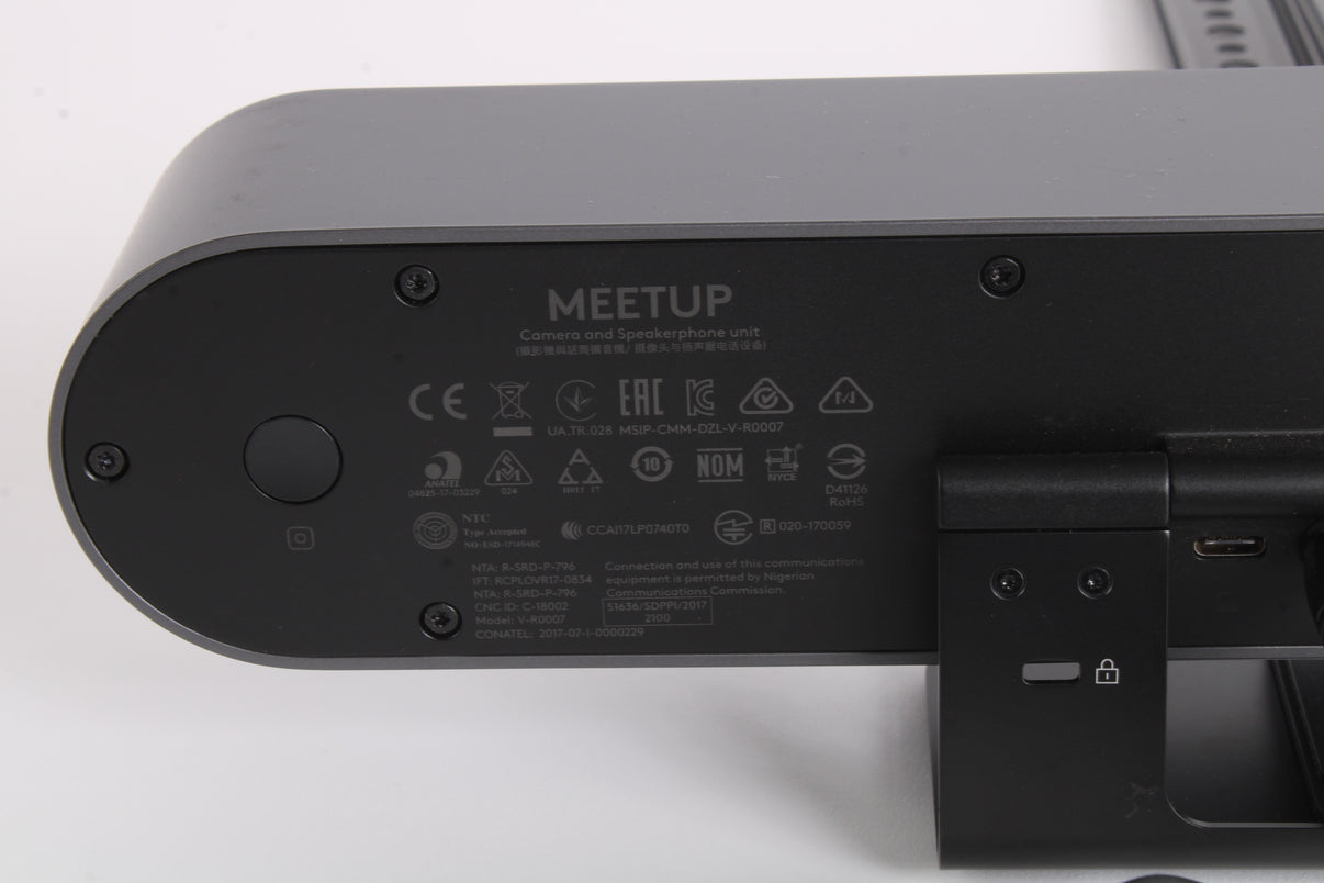 Logitech V-R0007 Meetup Conferencing Camera W/ Power Supply, USB Cable ...