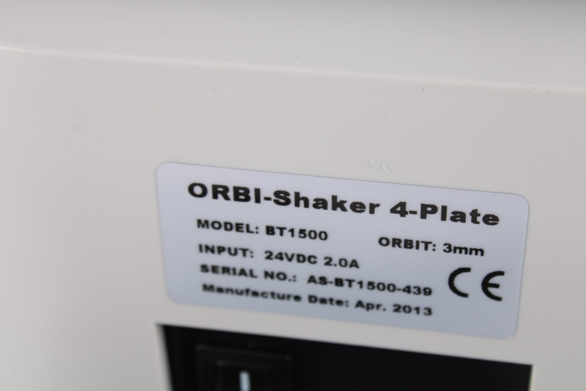 Benchmark BT1500 Variable Speed Microplate Orbital Shaker W/ Power Sup ...