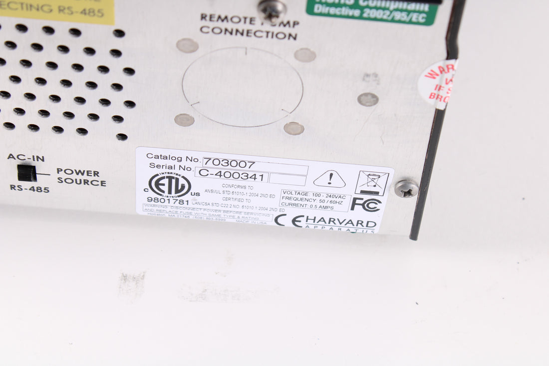 Harvard Apparatus 703007 PHD Ultra Programmable Syringe Pump – NTC Tech